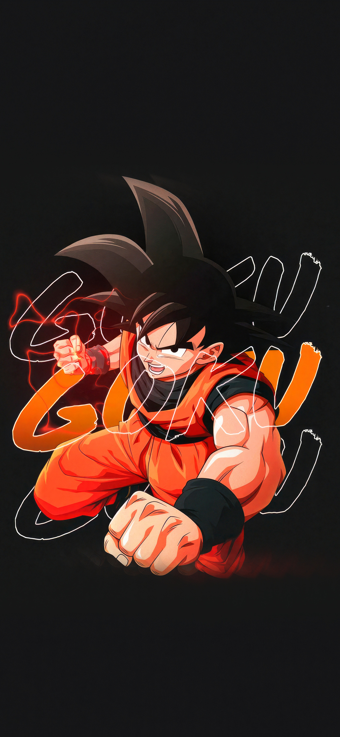 1125x2436 Son Goku Dragon Ball Super Minimal 4k Iphone Xs Iphone 10