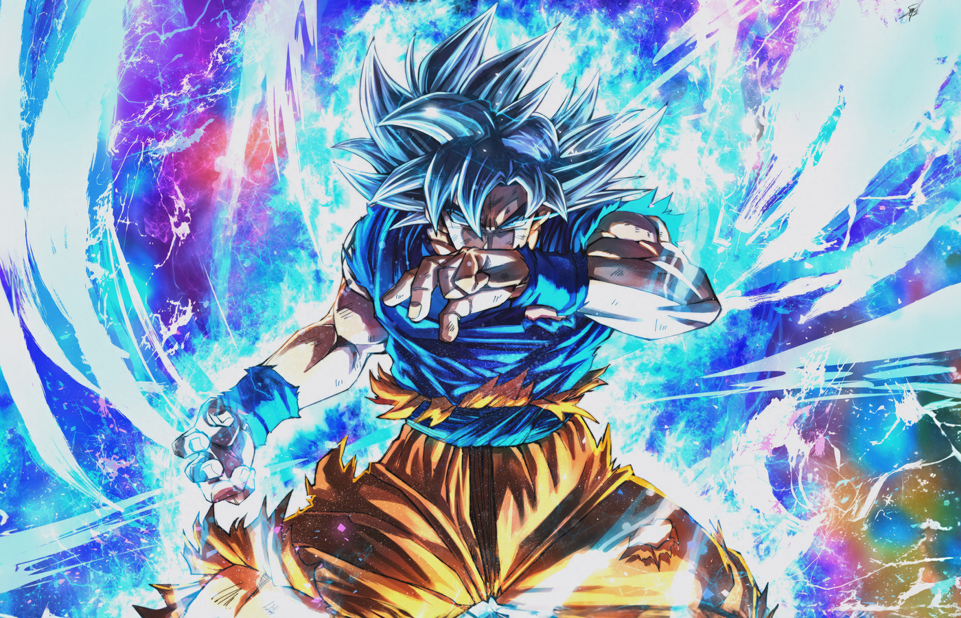 1400x900 Son Goku In Dragon Ball Super 5k Wallpaper 1400x900 Resolution