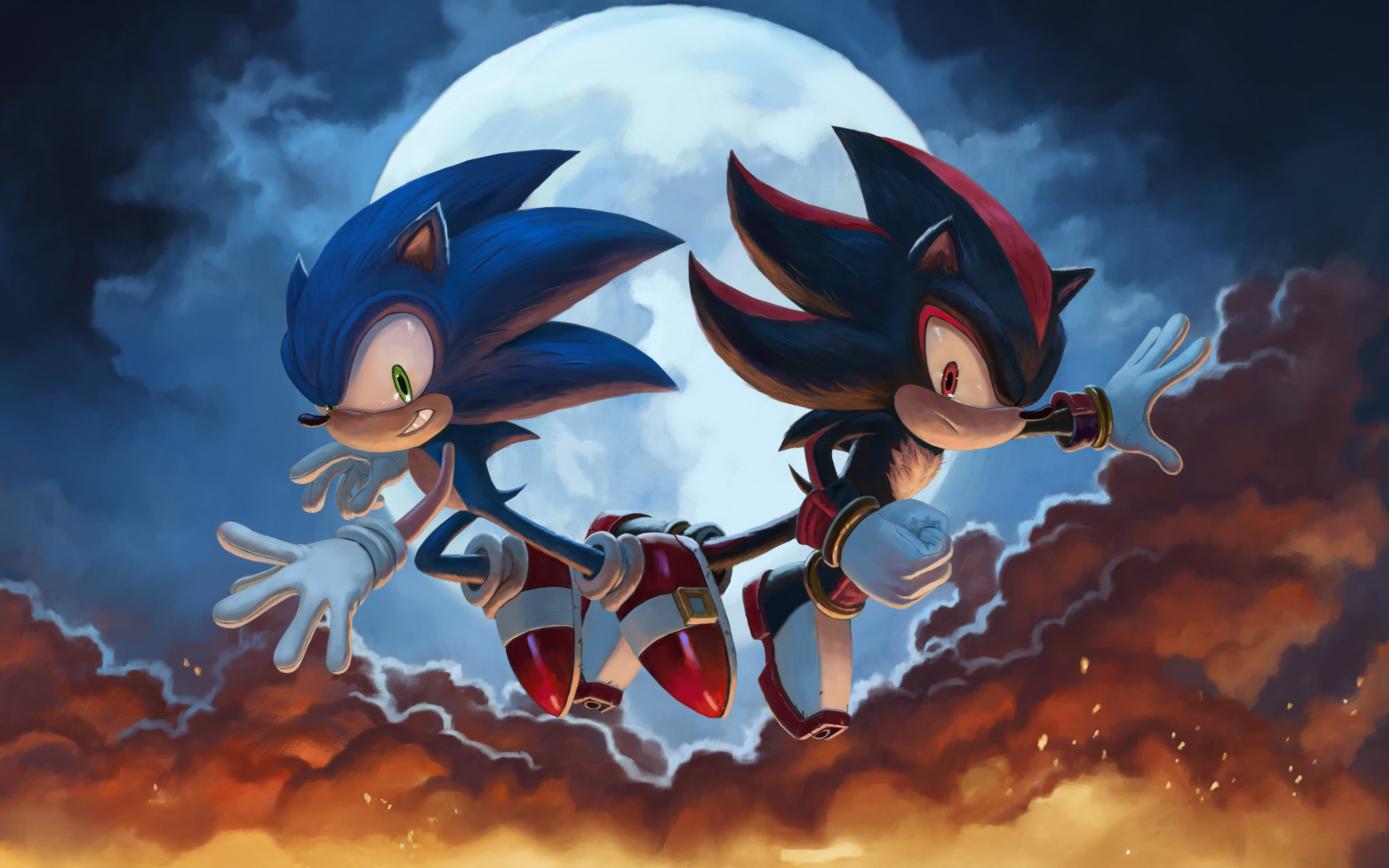 3840x2400 Sonic X Shadow Hedgehog 4K ,HD 4k Wallpapers,Images,Backgrounds,Photos and Pictures