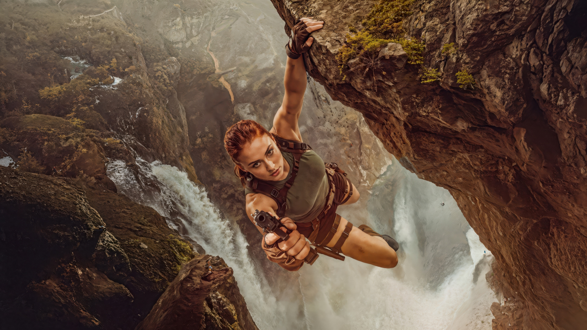 1920x1080 Sophie Turner As Lara Croft Laptop Full HD 1080P ,HD 4k ...