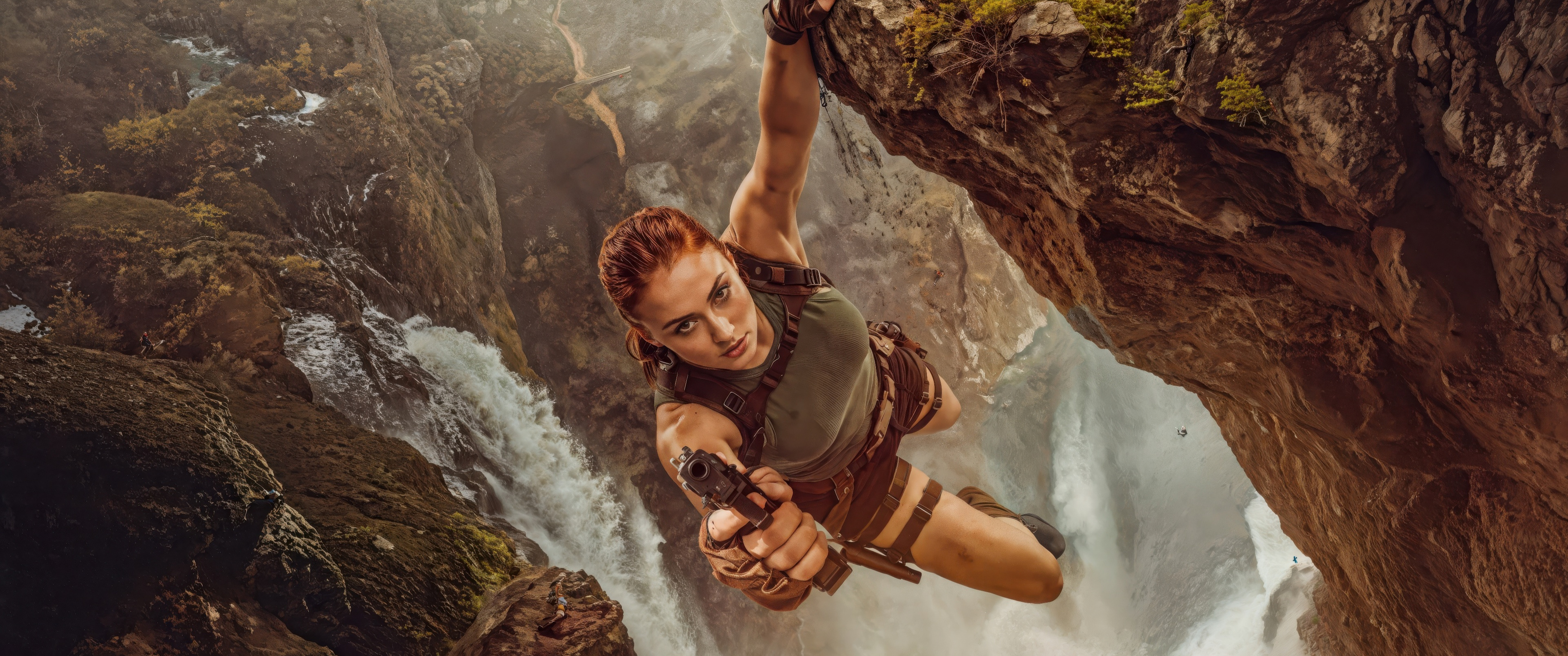 3440x1440 Sophie Turner As Lara Croft UltraWide Quad HD 1440P ,HD 4k ...