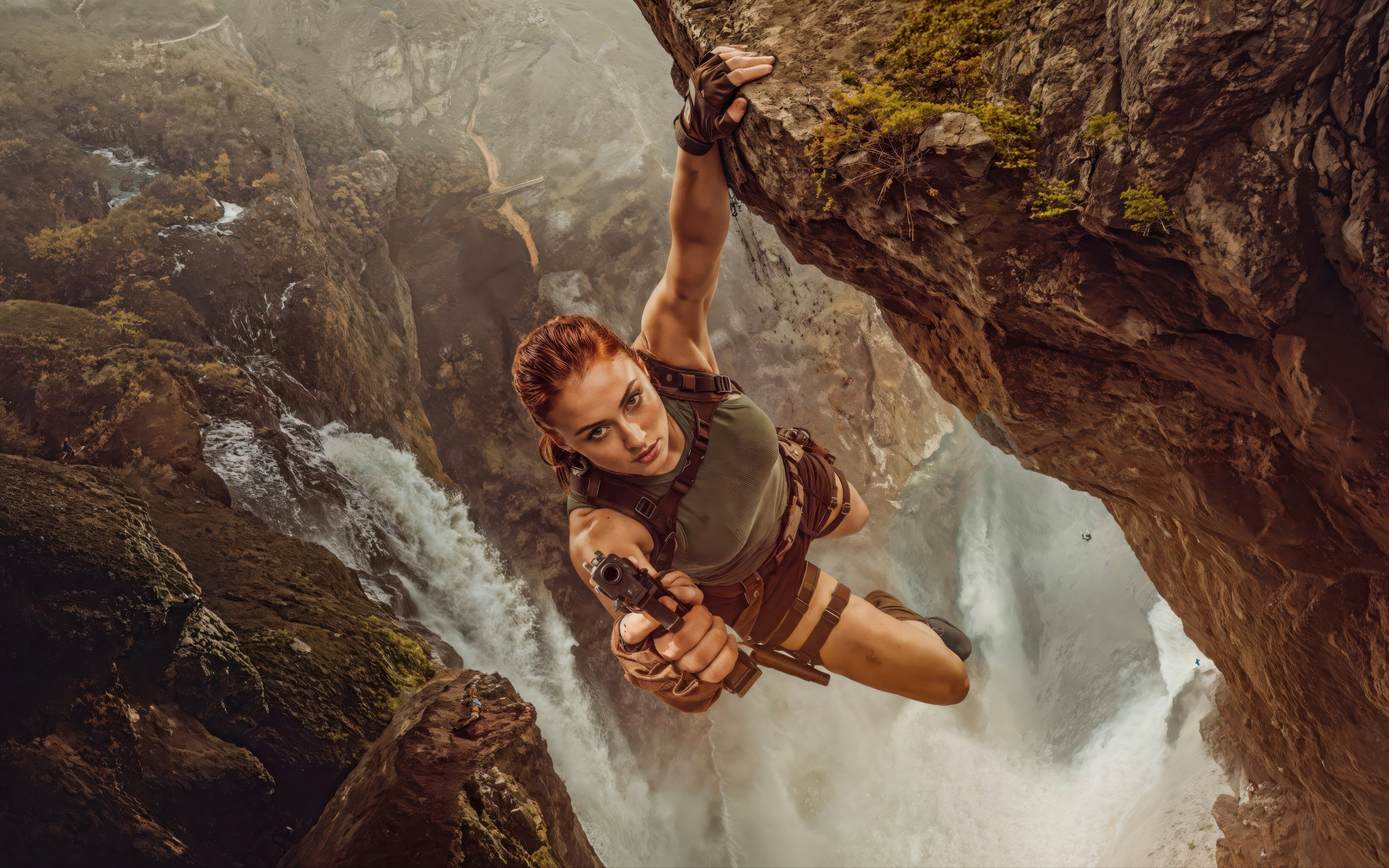 3840x2400 Sophie Turner As Lara Croft 4K ,HD 4k Wallpapers,Images ...