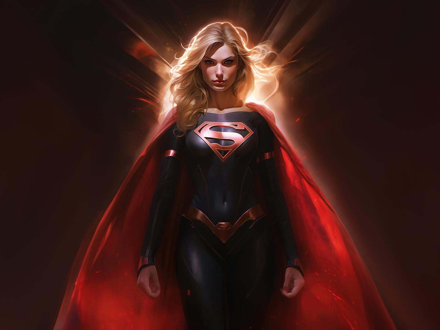 1400x1050 Spectacular Supergirl Angel Wallpaper,1400x1050 Resolution HD ...