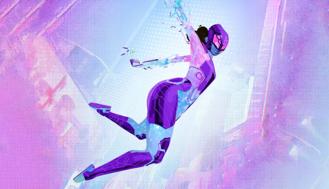 1336x768 Spider Byte In Spiderman Across The Spider Verse Laptop HD ,HD ...