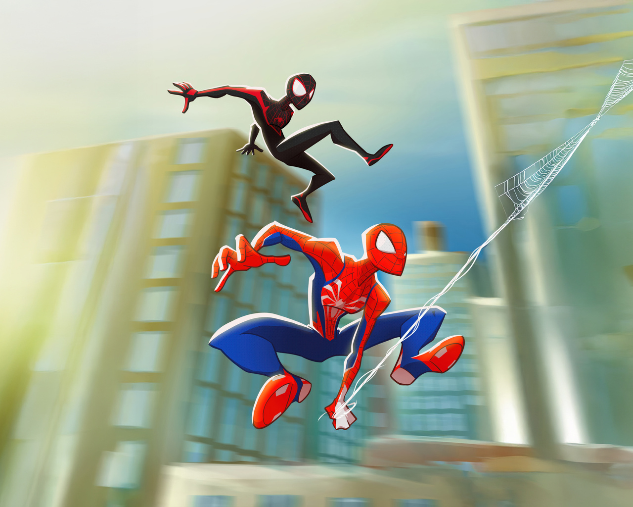 1280x1024 Spider Duo New Dawn Same Symbol Wallpaper,1280x1024 ...