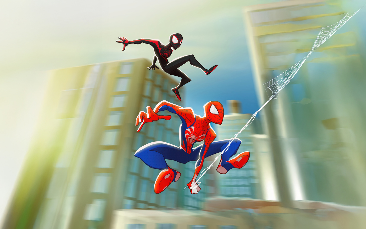 1440x900 Spider Duo New Dawn Same Symbol Wallpaper,1440x900 Resolution ...
