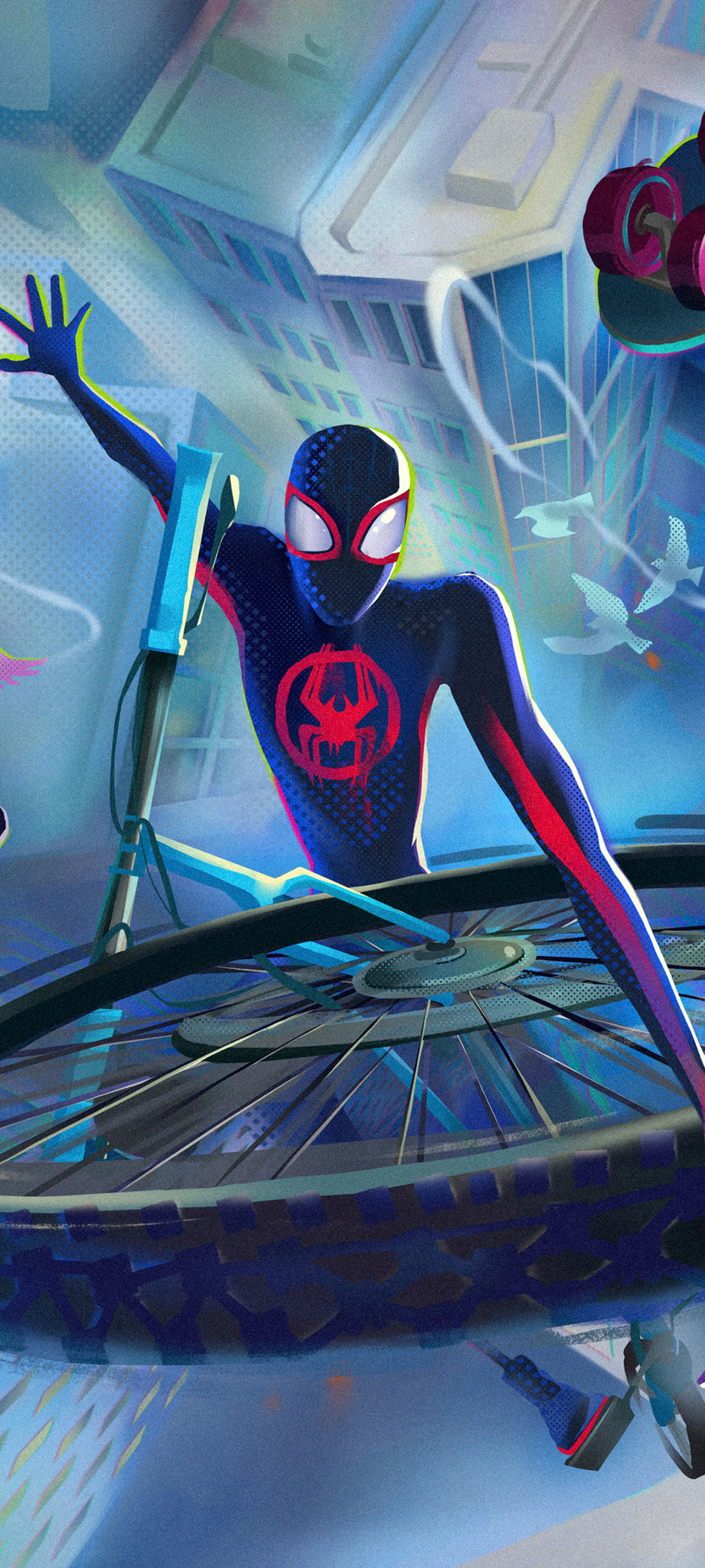 1080x2400 Spider Man Across The Spider Verse Ultimate Team Google Pixel ...
