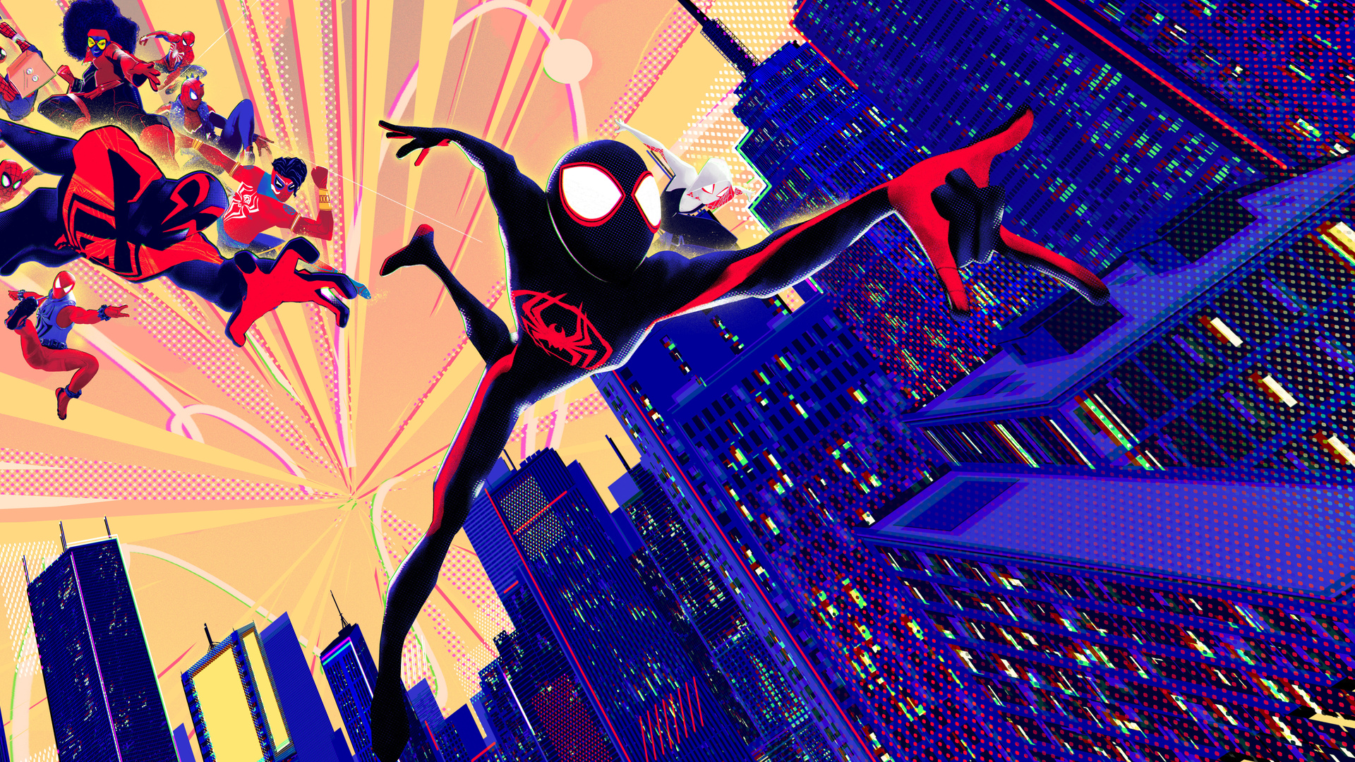 1920x1080 Spider Man Across The Spider Verse Ultra 8k Laptop Full HD ...