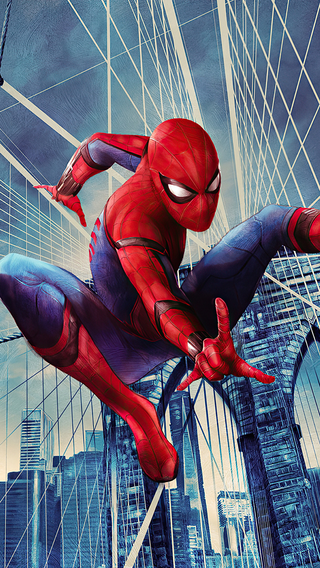 640x1136 Spider Man Buddy iPhone 5,5c,5S,SE ,Ipod Touch ,HD 4k ...