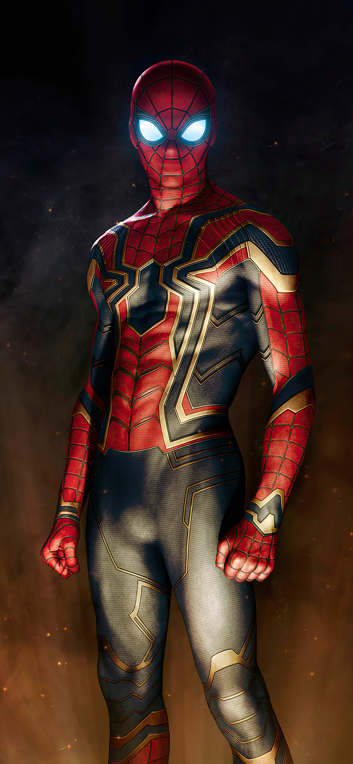 1125x2436 Spider Man Eyes Glowing Iphone XS,Iphone 10,Iphone X ,HD 4k ...