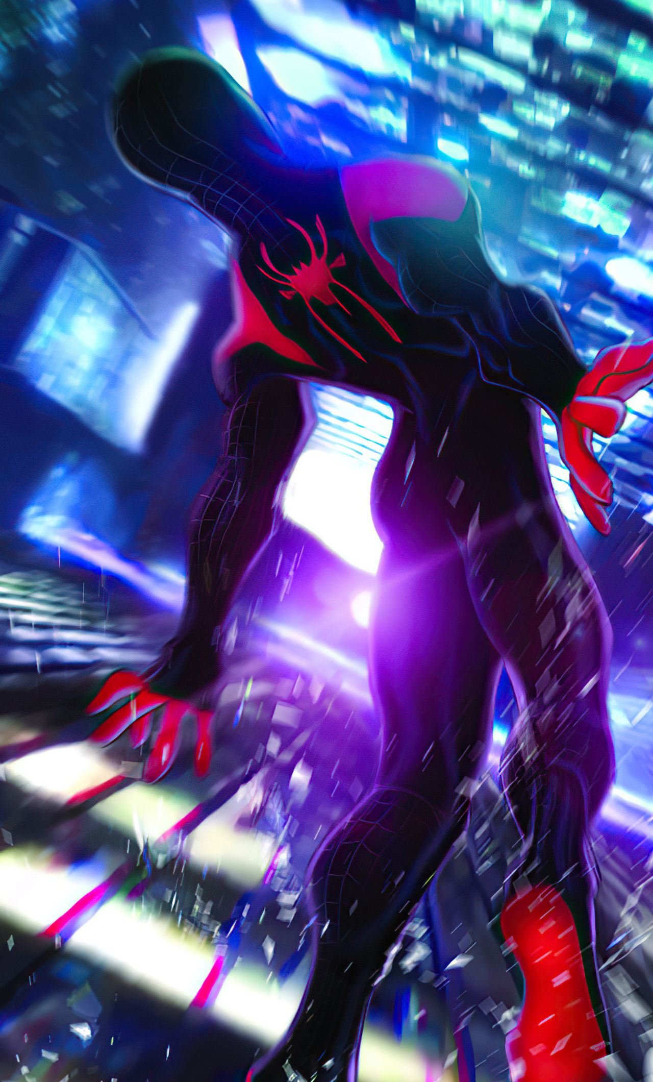 1280x2120 Spider Man Fall 4k iPhone 6+ ,HD 4k Wallpapers,Images ...