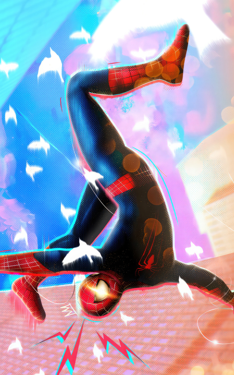 800x1280 Spider Man Falling 4k Nexus 7,Samsung Galaxy Tab 10,Note ...