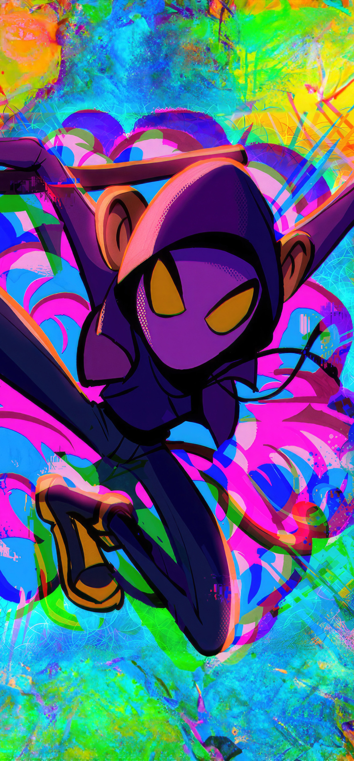 1242x2668 Spider Man Night Ape Comics Iphone XS MAX ,HD 4k Wallpapers ...