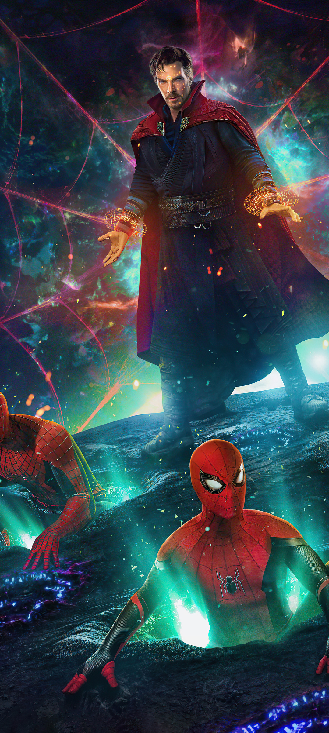 1080x2400 Spider Man No Way Home Into The Spiderverse 5k Google Pixel 7 ...