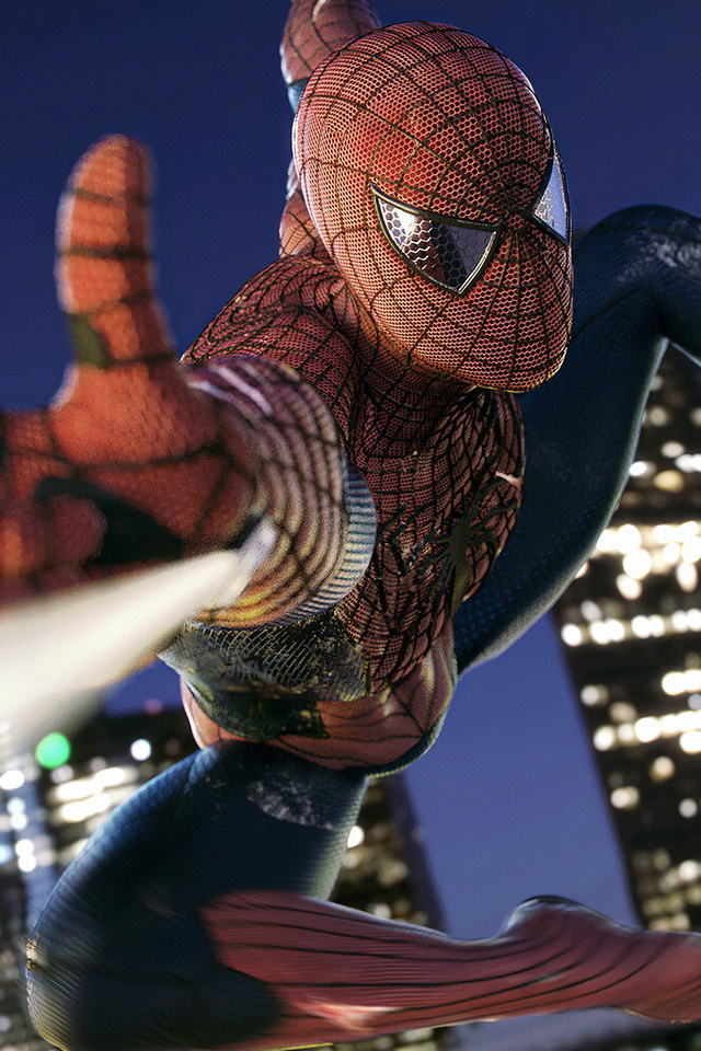 640x960 Spider Man Spider Web iPhone 4, iPhone 4S ,HD 4k Wallpapers ...