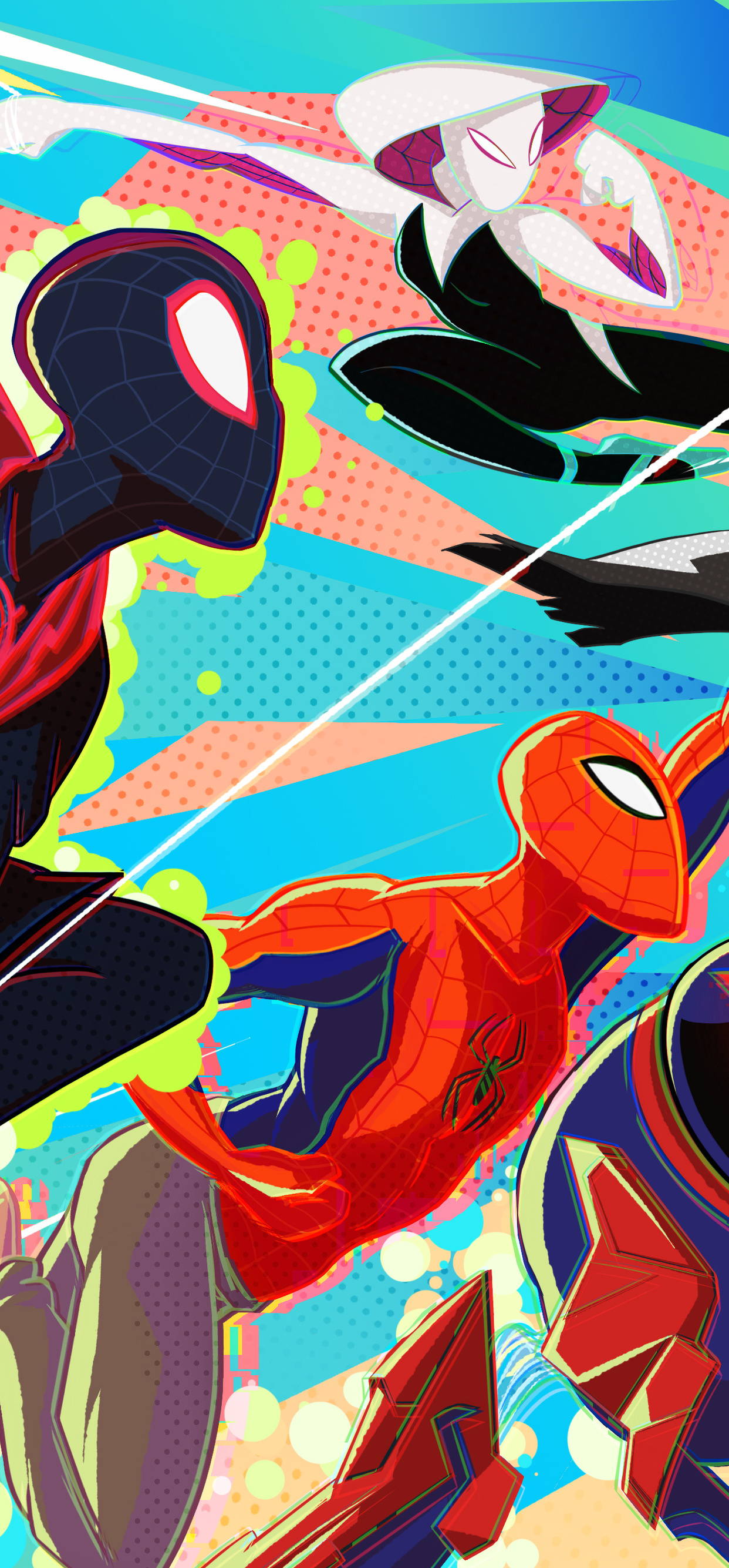 1242x2668 Spider Verse Heroes 4k Iphone XS MAX ,HD 4k Wallpapers,Images,Backgrounds,Photos and ...