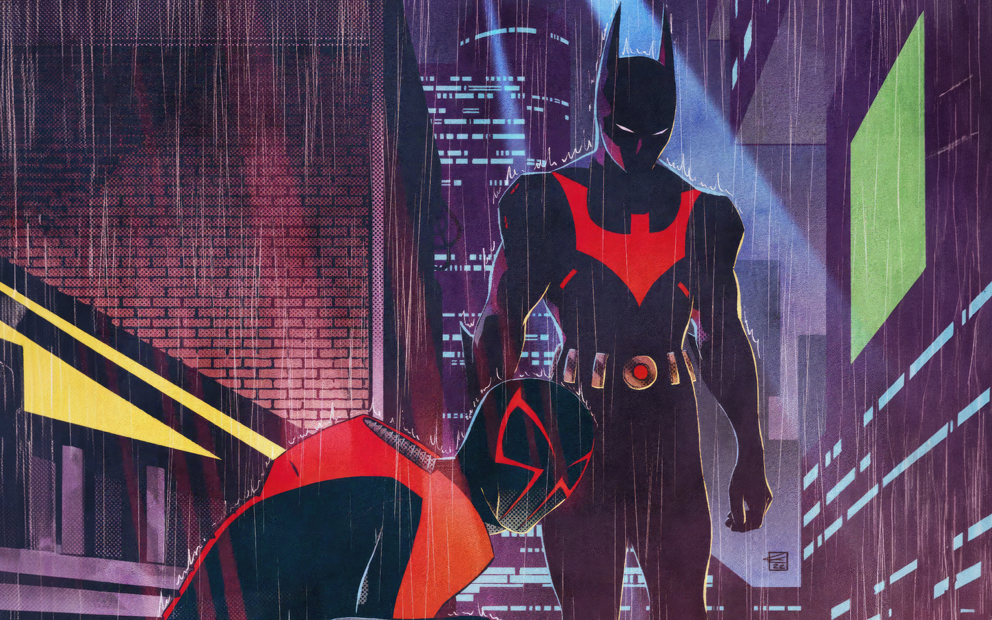 1440x900 Spiderman 2099 And Batman Beyond Wallpaper,1440x900 Resolution ...