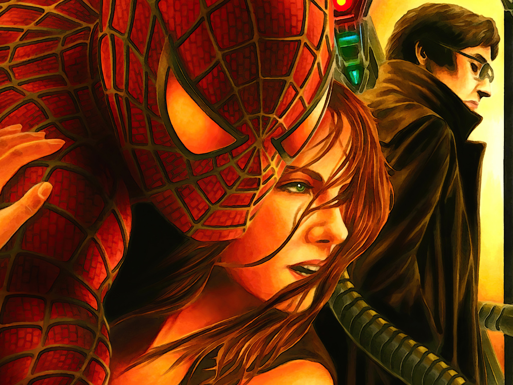 1024x768 Spiderman And Mary Jane Poster Wallpaper,1024x768 Resolution ...