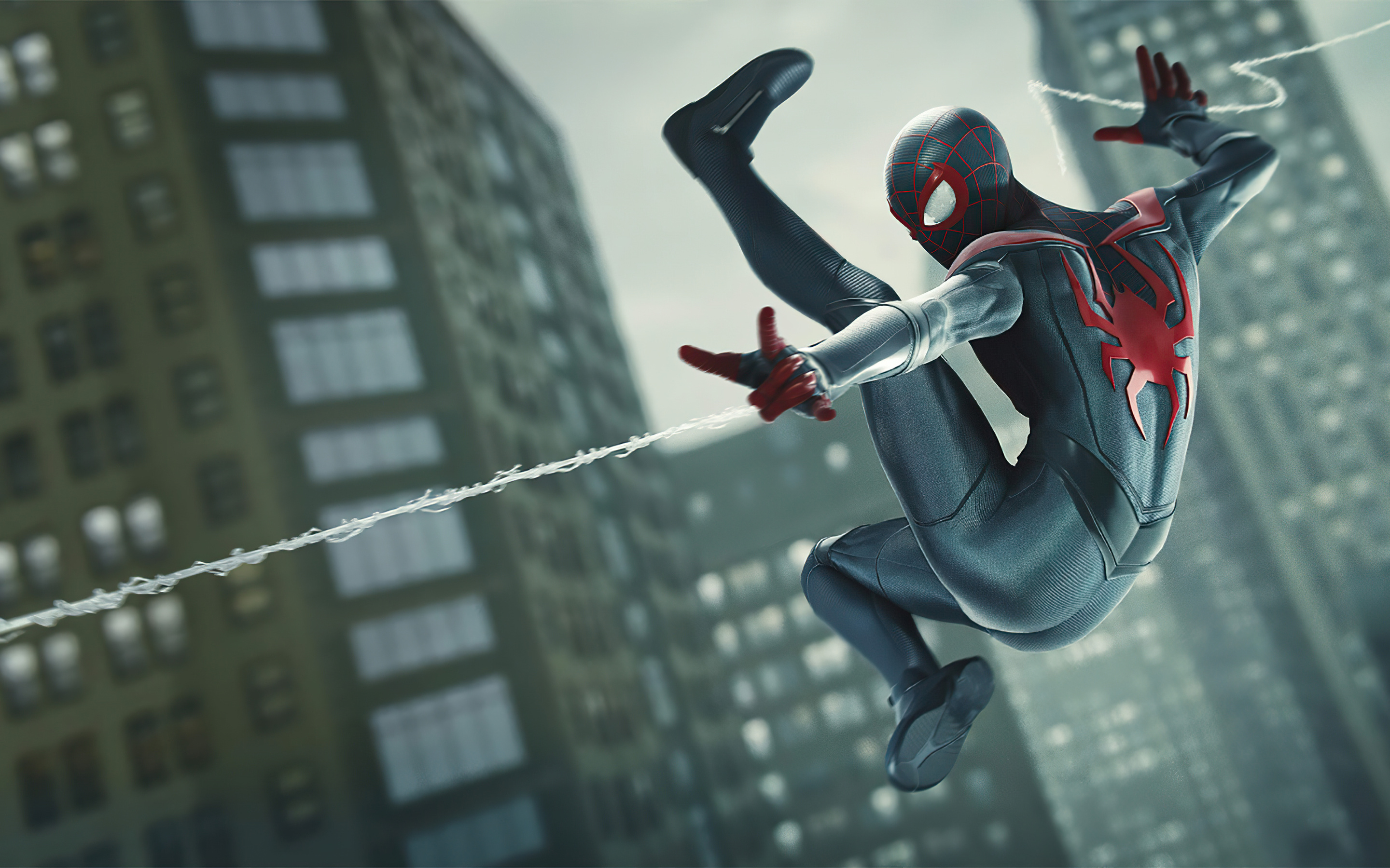 2880x1800 Spiderman Miles Morales Web Shooter 4k Macbook Pro Retina HD 