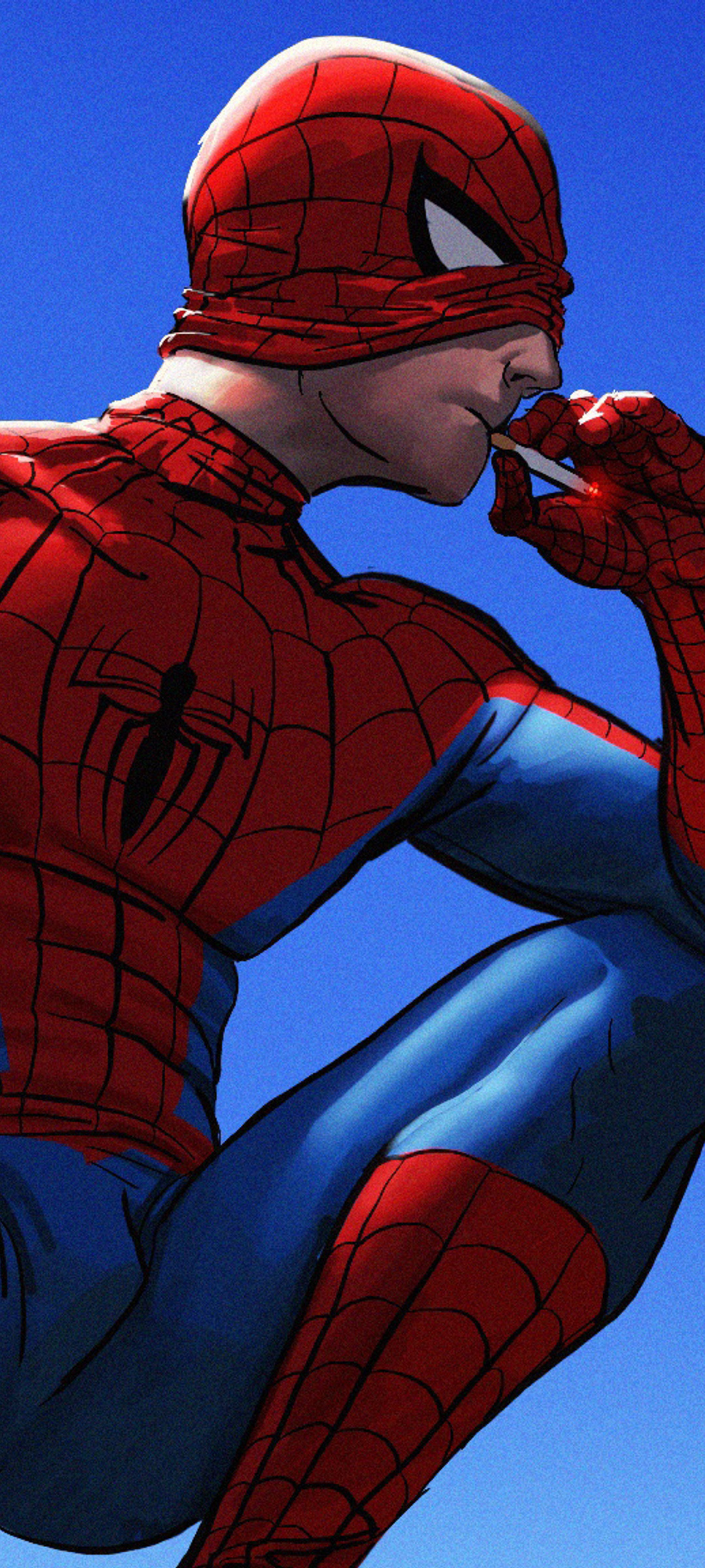 1080x2400 Spiderman Smoking Cigarette Google Pixel 7 ,HD 4k Wallpapers ...