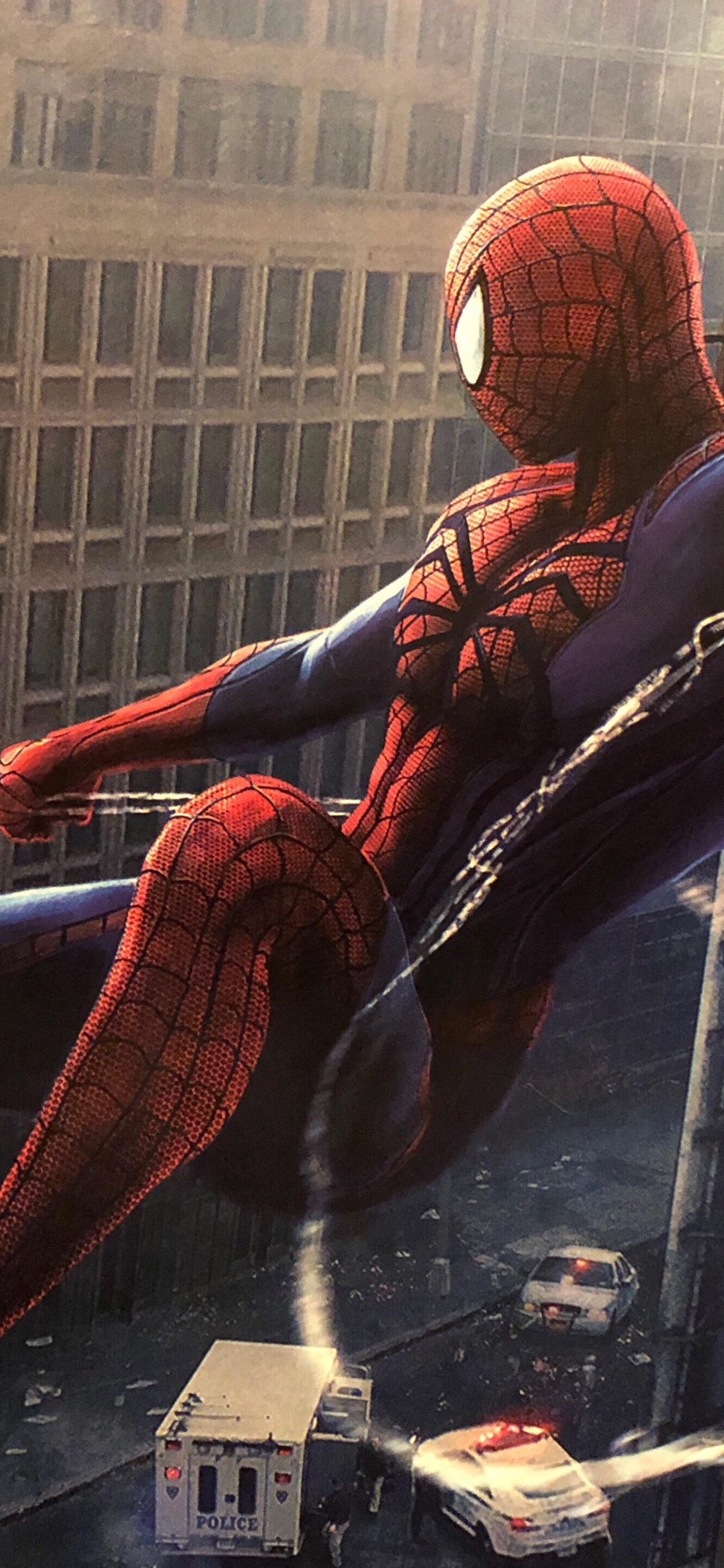 1125x2436 Spiderman Spider Web 4k Iphone XS,Iphone 10,Iphone X ,HD 4k ...