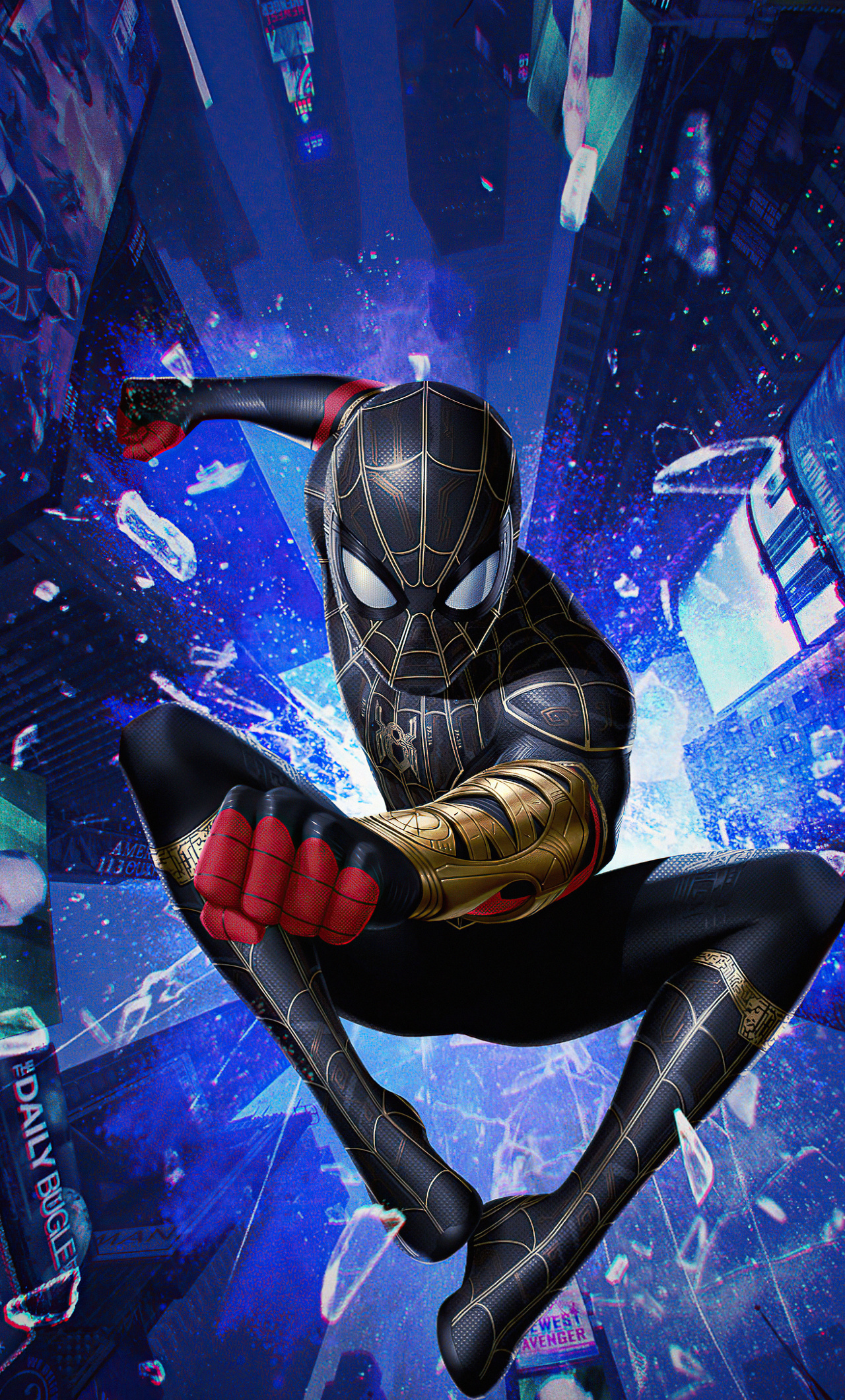 1280x2120 Spiderman With Magic Gauntlet iPhone 6+ ,HD 4k Wallpapers ...