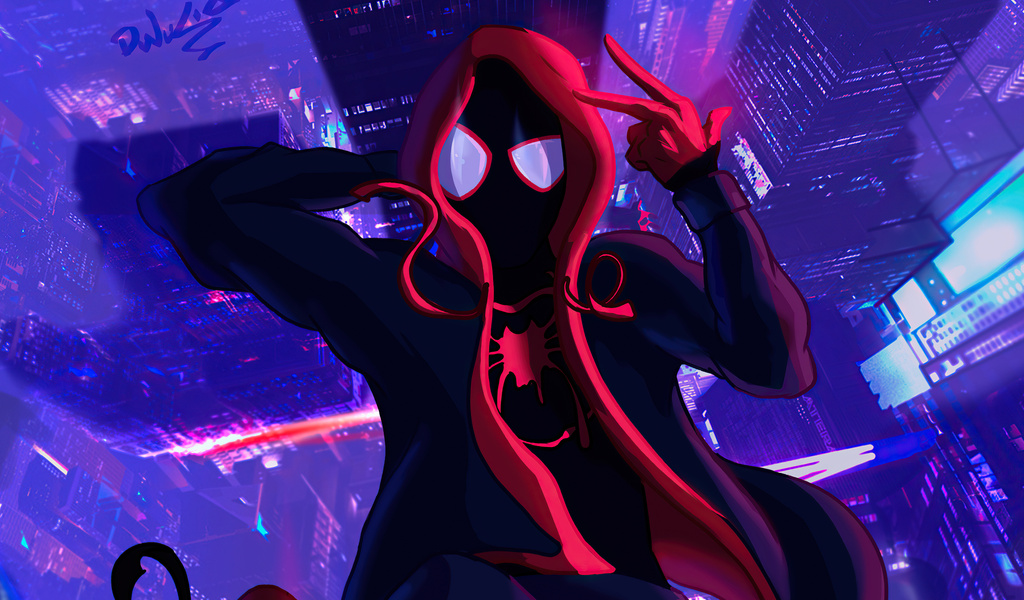 1024x600 Spiderverse Animated 4k 1024x600 Resolution HD 4k Wallpapers ...