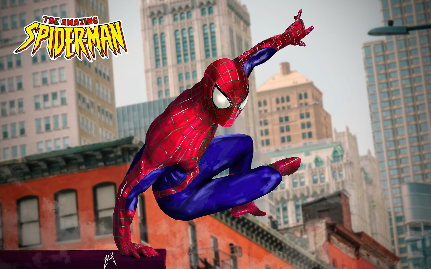1680x1050 Spidey From The Amazing Spiderman Wallpaper,1680x1050 ...