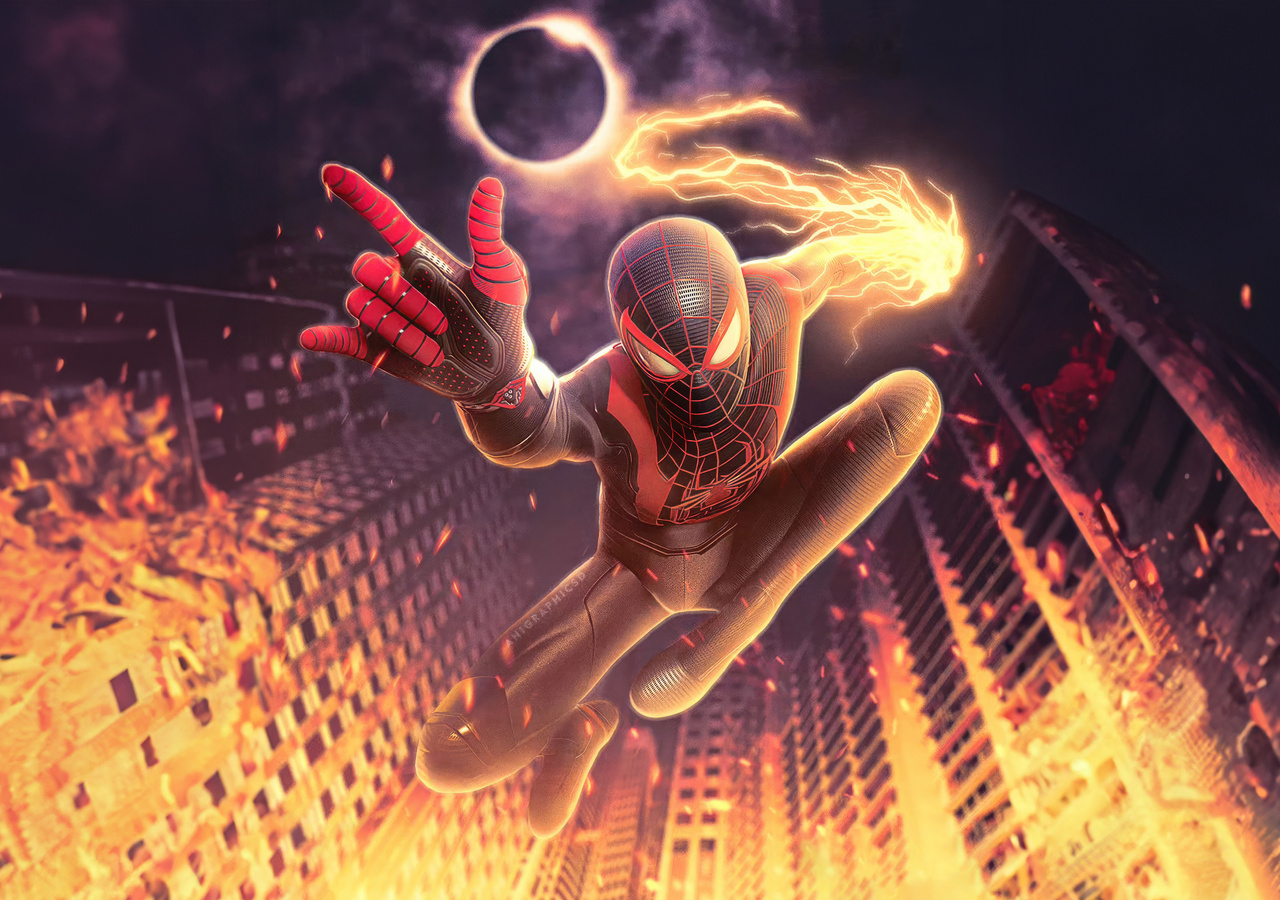 1280x900 Spidey Inferno 1280x900 Resolution HD 4k Wallpapers, Images ...