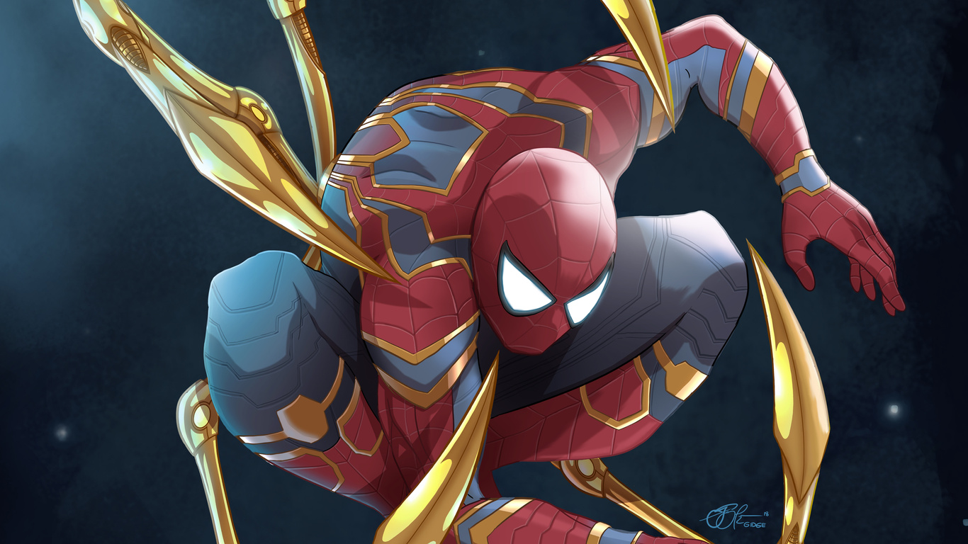 1366x768 Spidey Infinity War Space Laptop HD ,HD 4k Wallpapers,Images ...