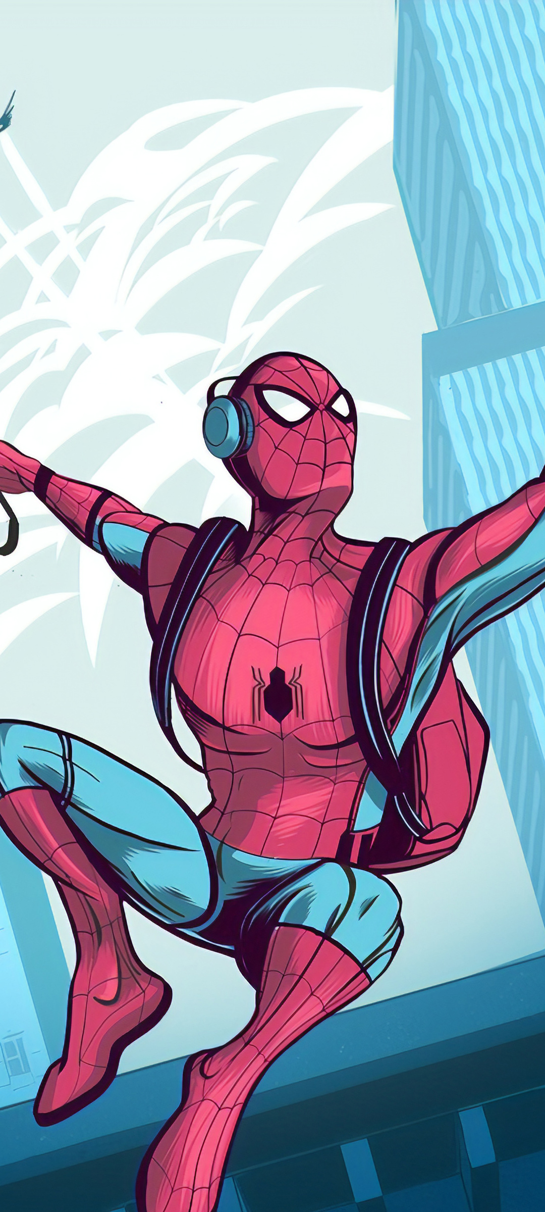 1080x2400 Spidey Listening To Music Google Pixel 7 ,HD 4k Wallpapers ...