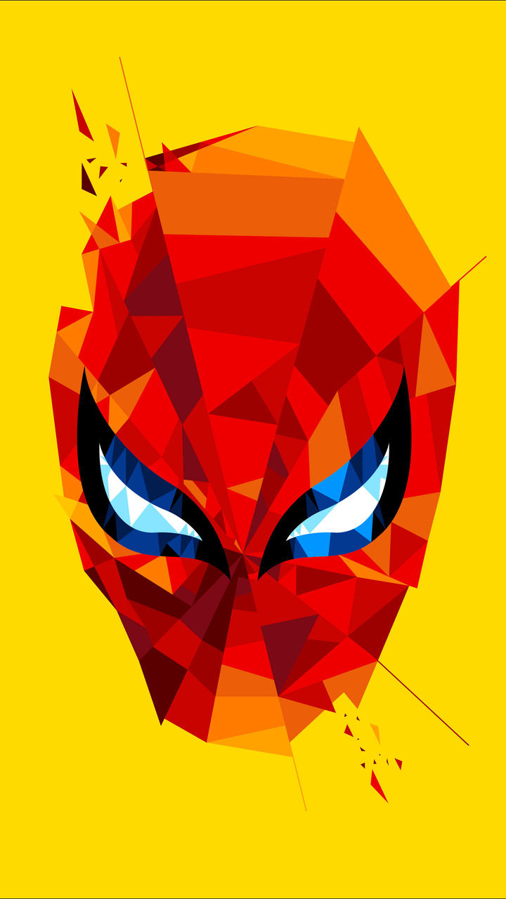 720x1280 Spidey Mask Artwork Moto G,X Xperia Z1,Z3 Compact,Galaxy S3 ...