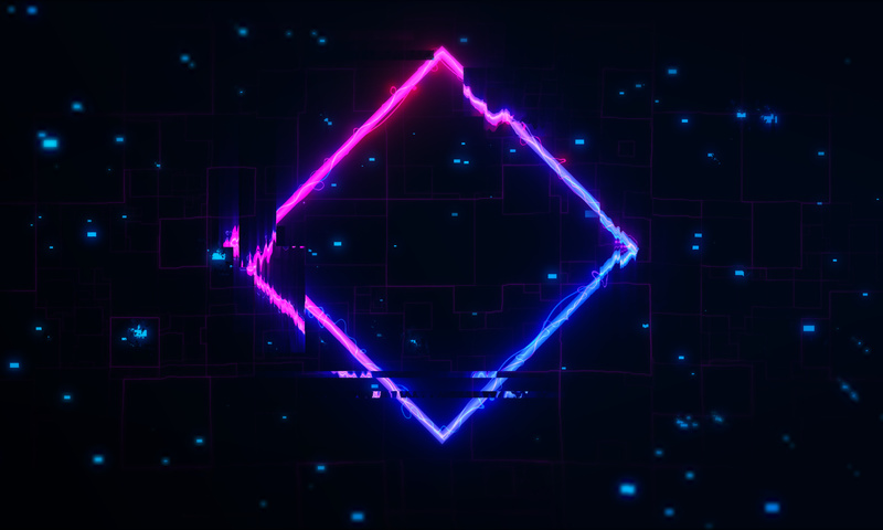 800x480 Square Glitch Chaos Banner Abstract 4k 800x480 Resolution HD 4k ...