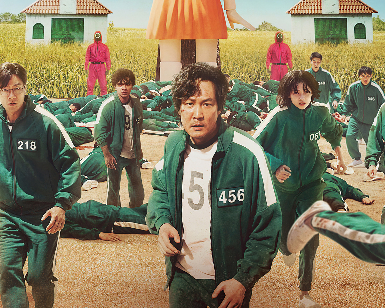 1280x1024 Squid Game Red Light Green Light Wallpaper,1280x1024 ...