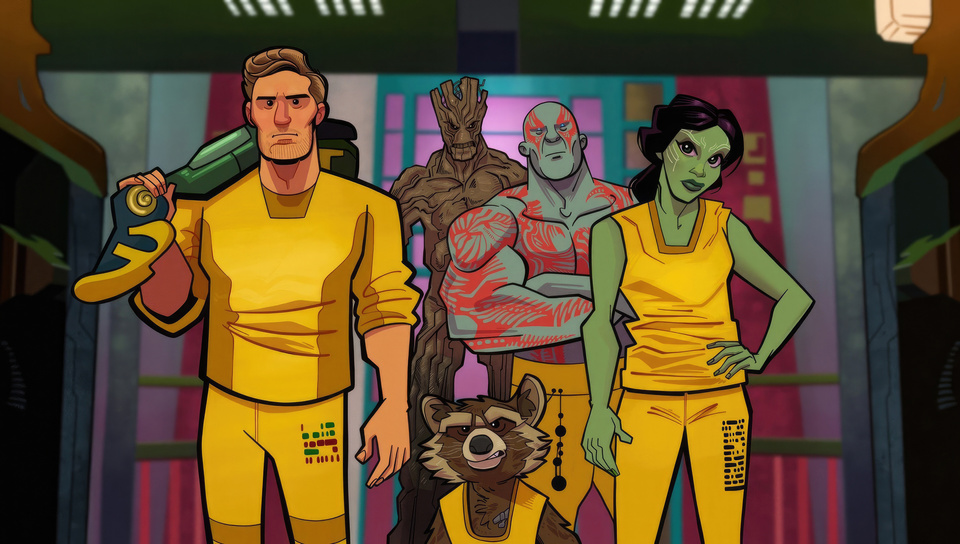 960x544 Star Lord Groot Drax The Destroyer Rocket Raccoon And Gamora In ...