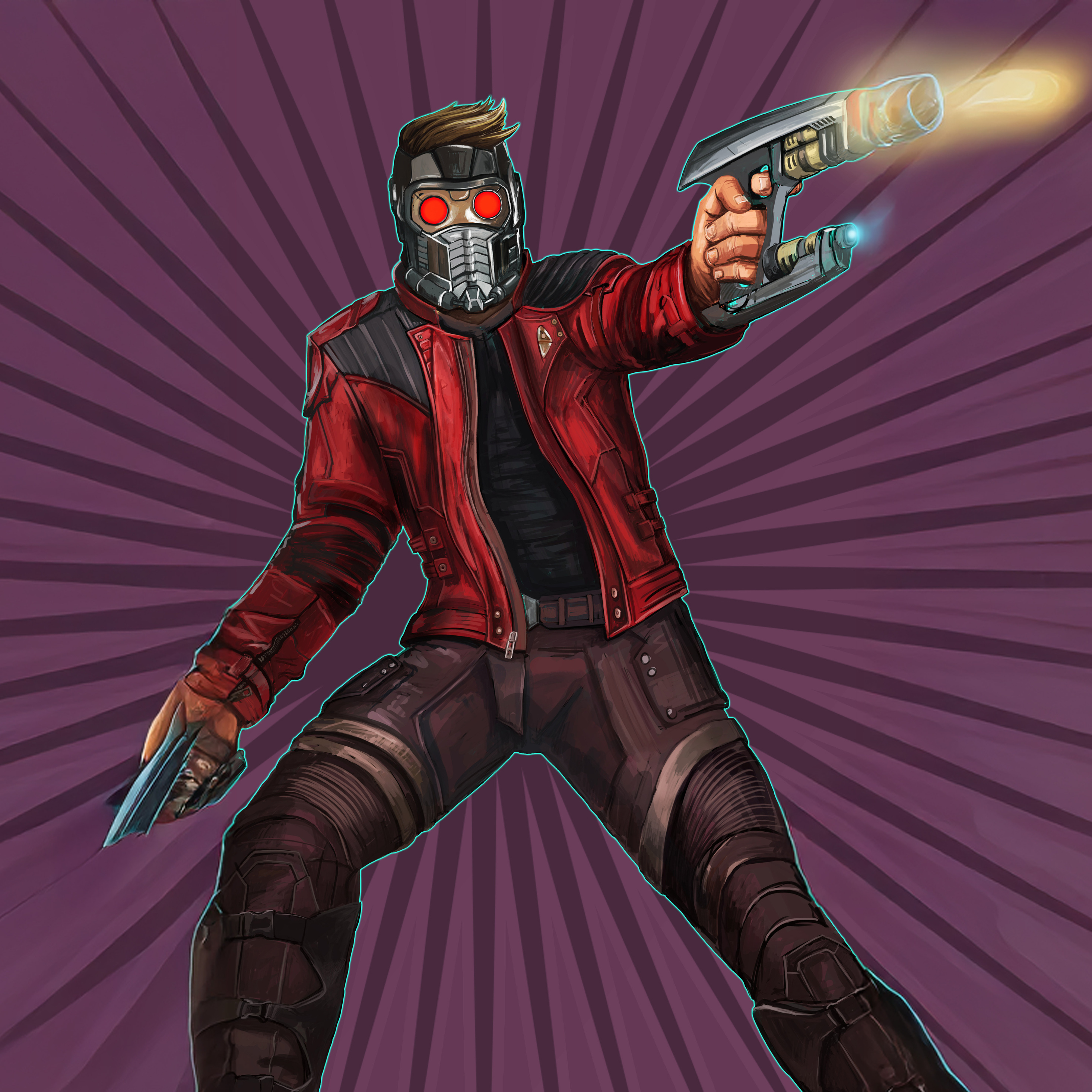 2932x2932 Star Lord Hero Rise Ipad Pro Retina Display ,HD 4k Wallpapers ...
