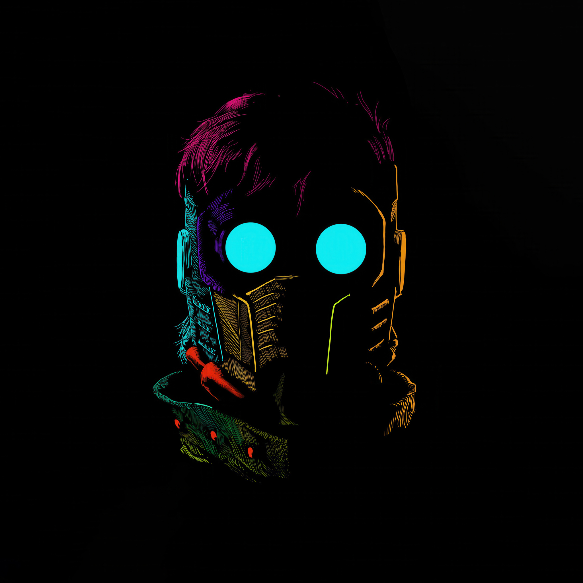 2048x2048 Star Lord Mask Close Up Ipad Air ,HD 4k Wallpapers,Images ...