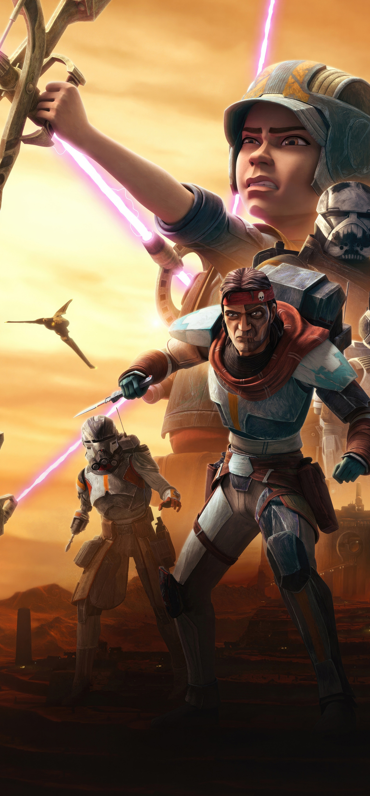 1242x2668 Star Wars The Bad Batch 5k Iphone XS MAX ,HD 4k Wallpapers ...