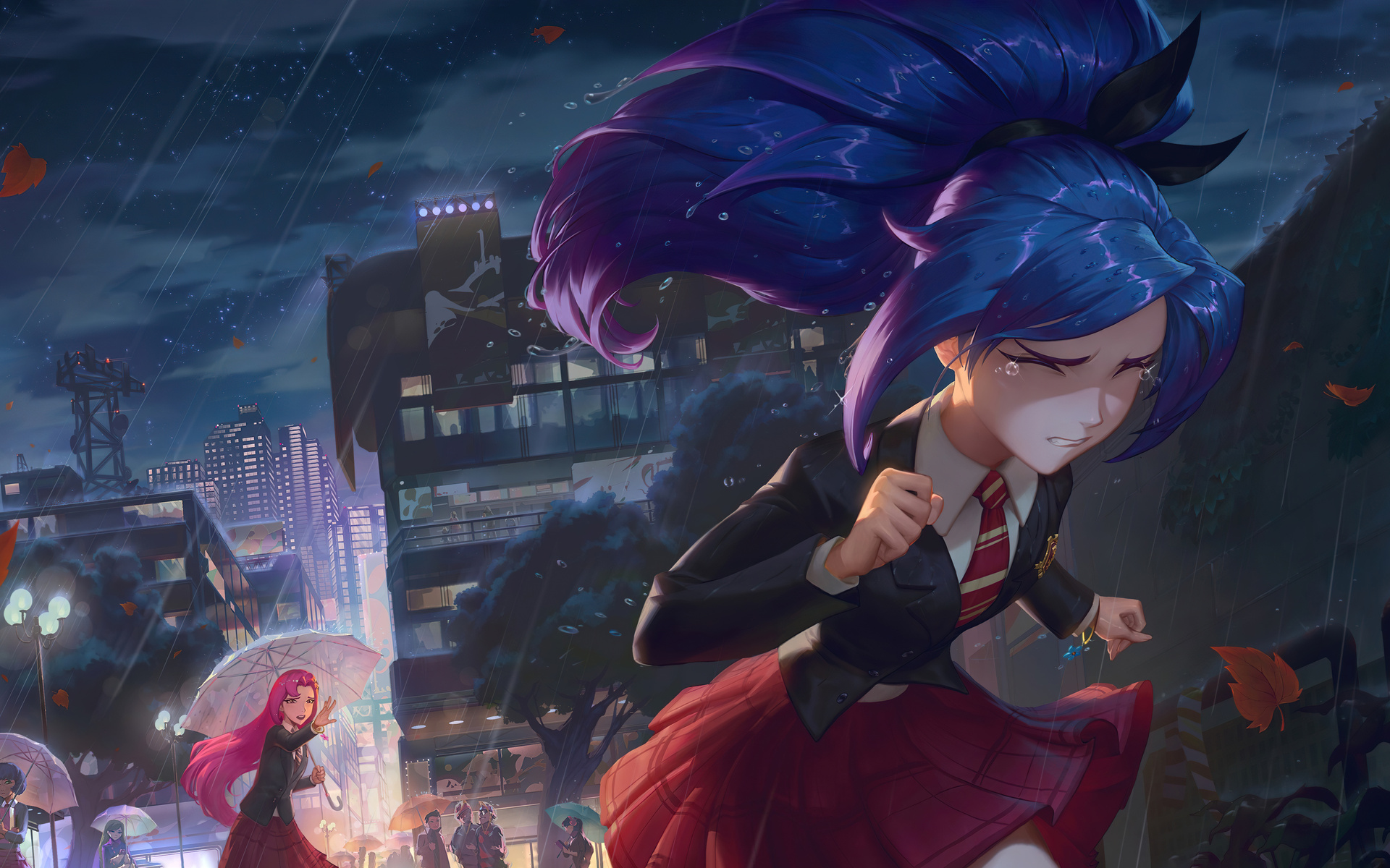 1920x1200 Starguardians Running Away From Kaisa Lol 1080P Resolution ...