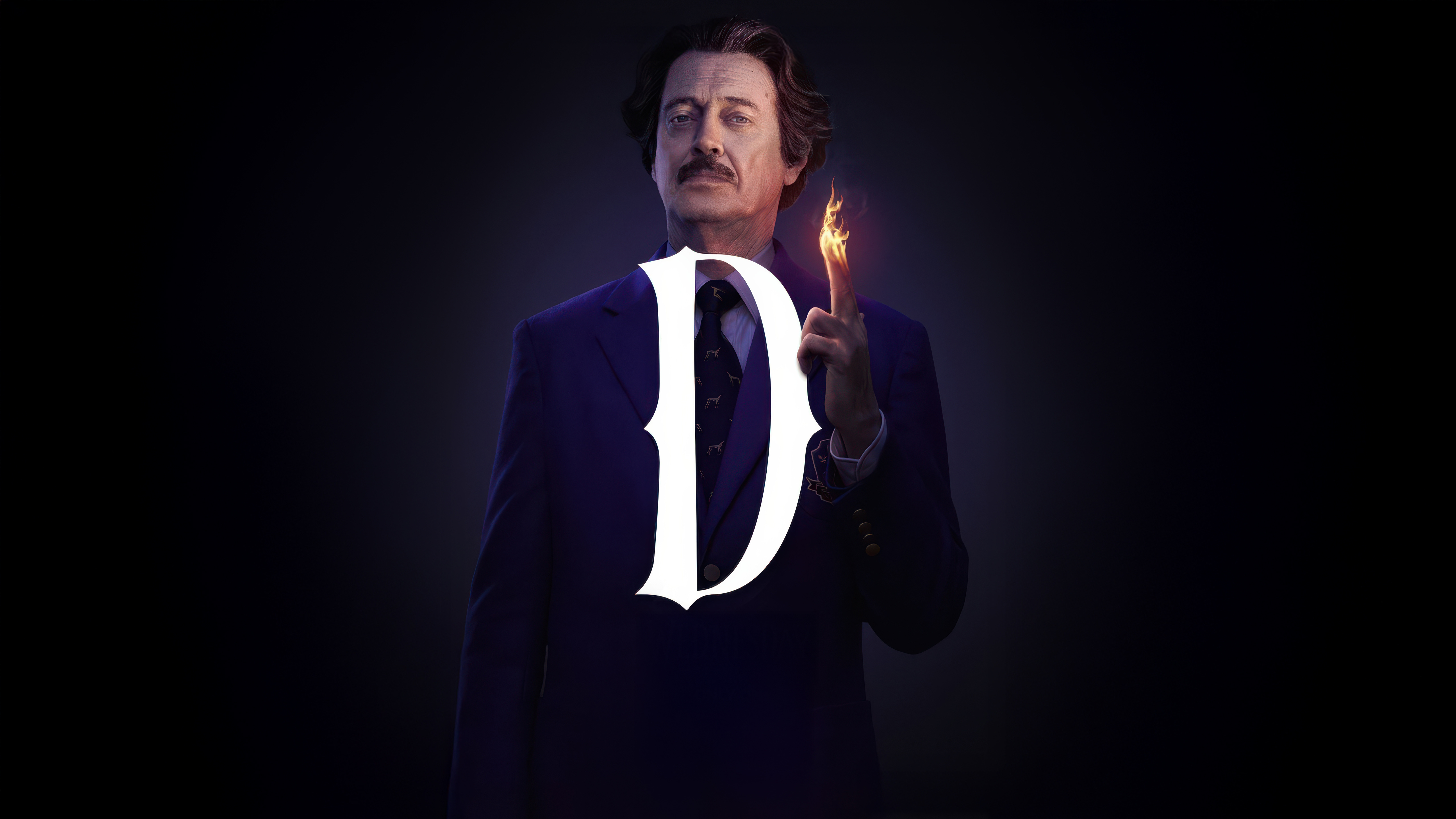 5120x2880 Steve Buscemi As Principal Dort For Wednesday Season 2 5K ,HD ...