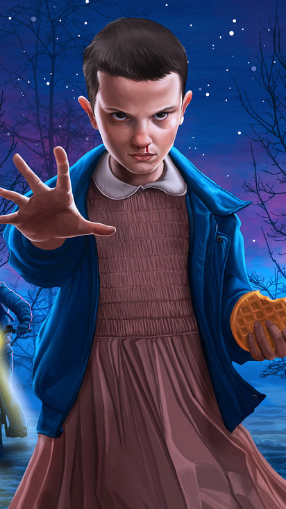 412x732 Stranger Things Eleven Art 412x732 Resolution HD 4k Wallpapers ...
