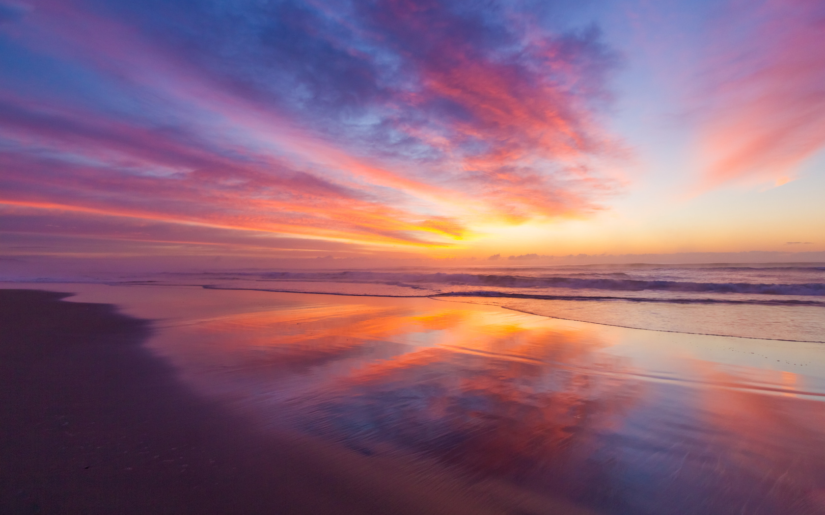 1680x1050 Stunning Beach Sunrise 5k Wallpaper,1680x1050 Resolution HD ...