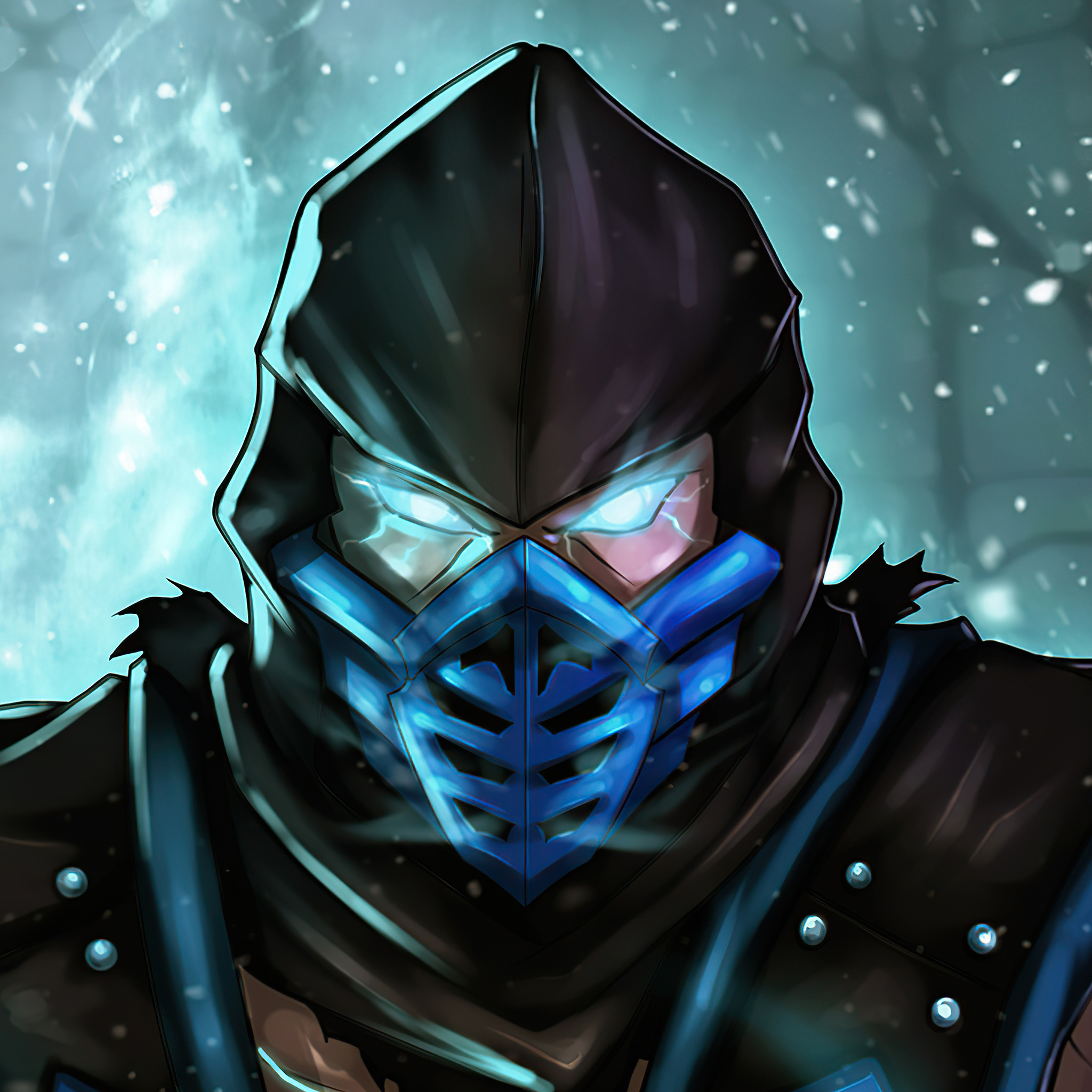 2048x2048 Sub Zero Mortal Kombat Artwork 4k Ipad Air ,HD 4k Wallpapers ...