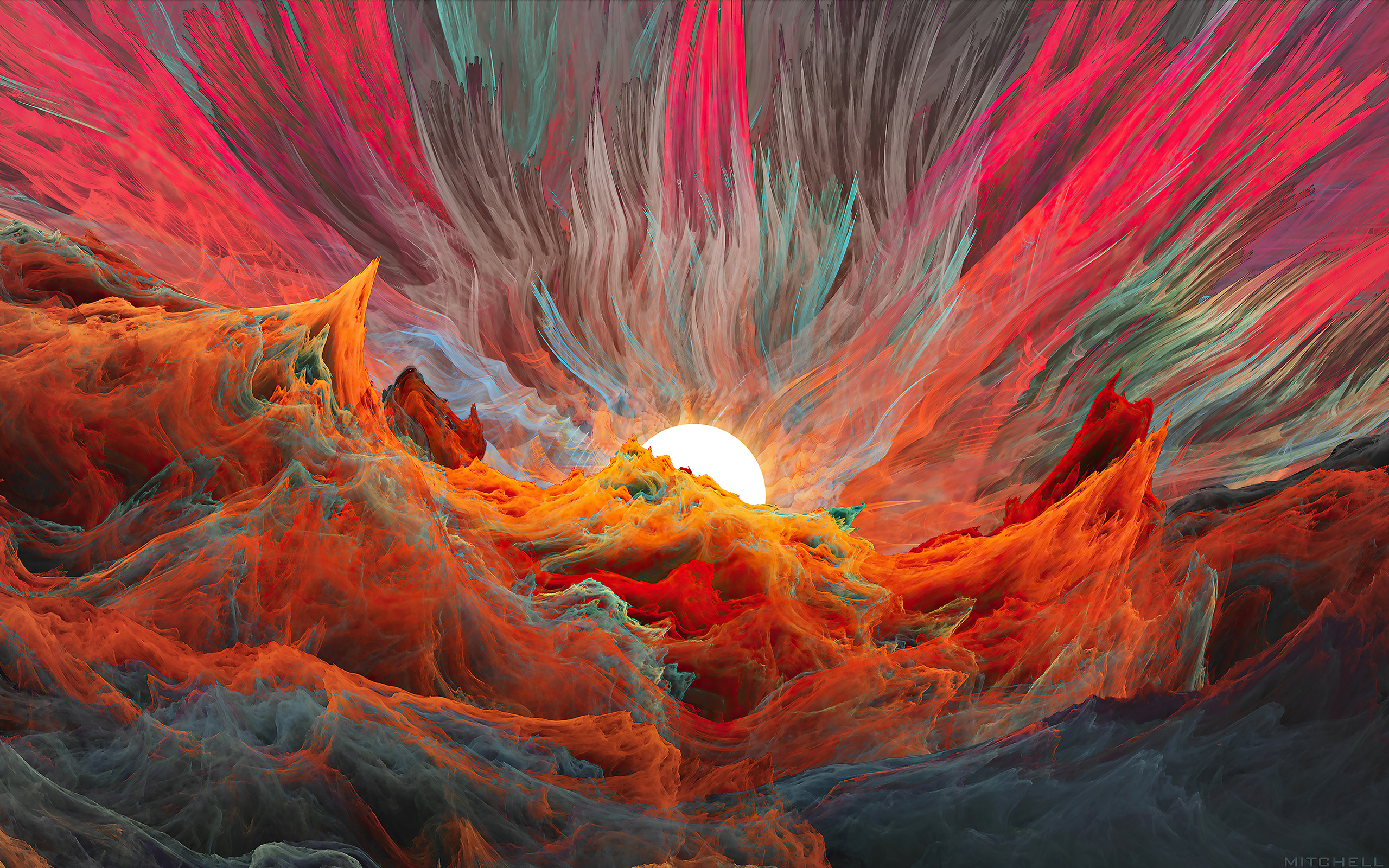 2560x1600 Sunset Behind Wave Wallpaper,2560x1600 Resolution HD 4k ...