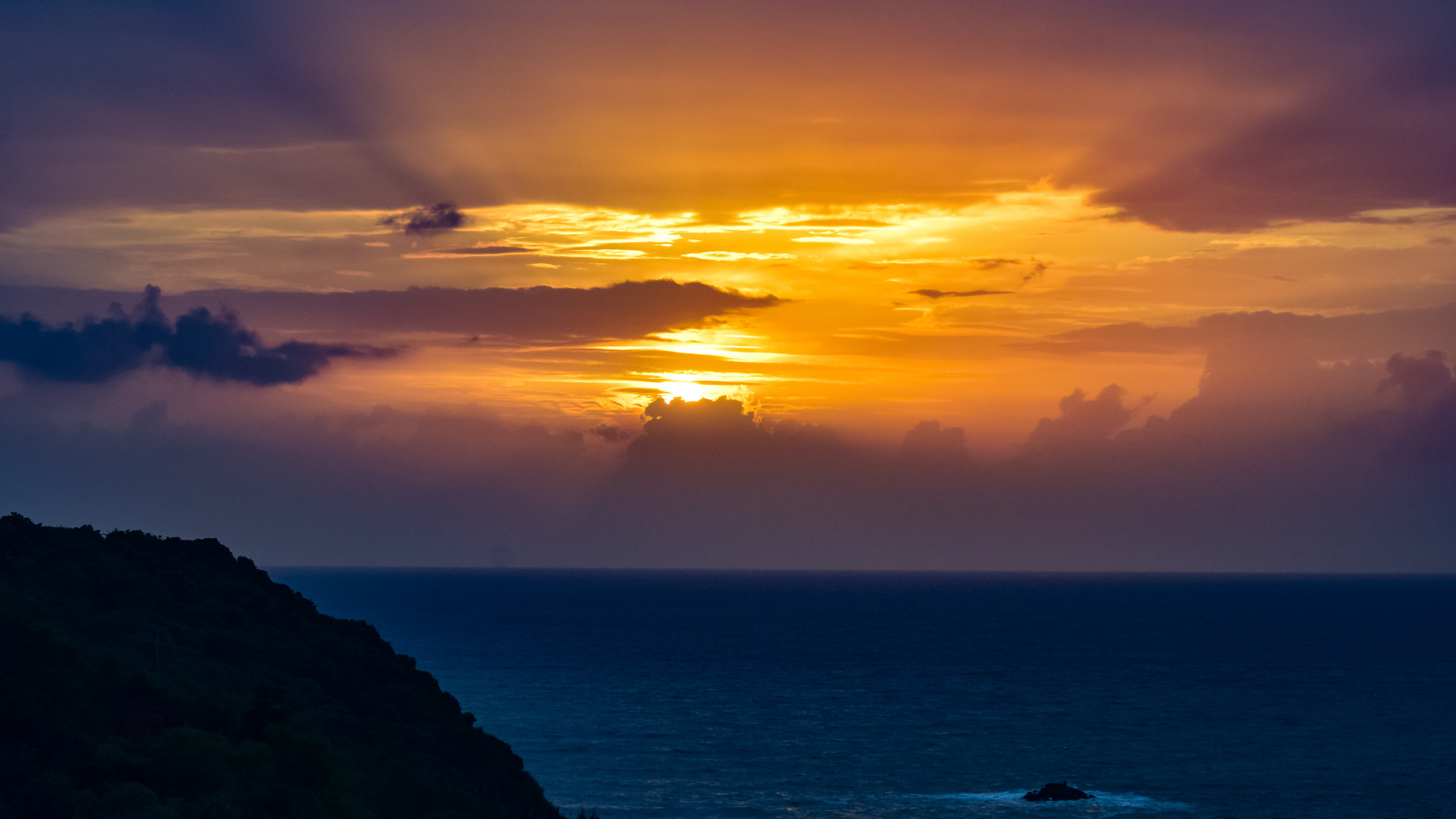 2560x1440 Sunset Ocean Water 5k 1440P Resolution ,HD 4k Wallpapers ...