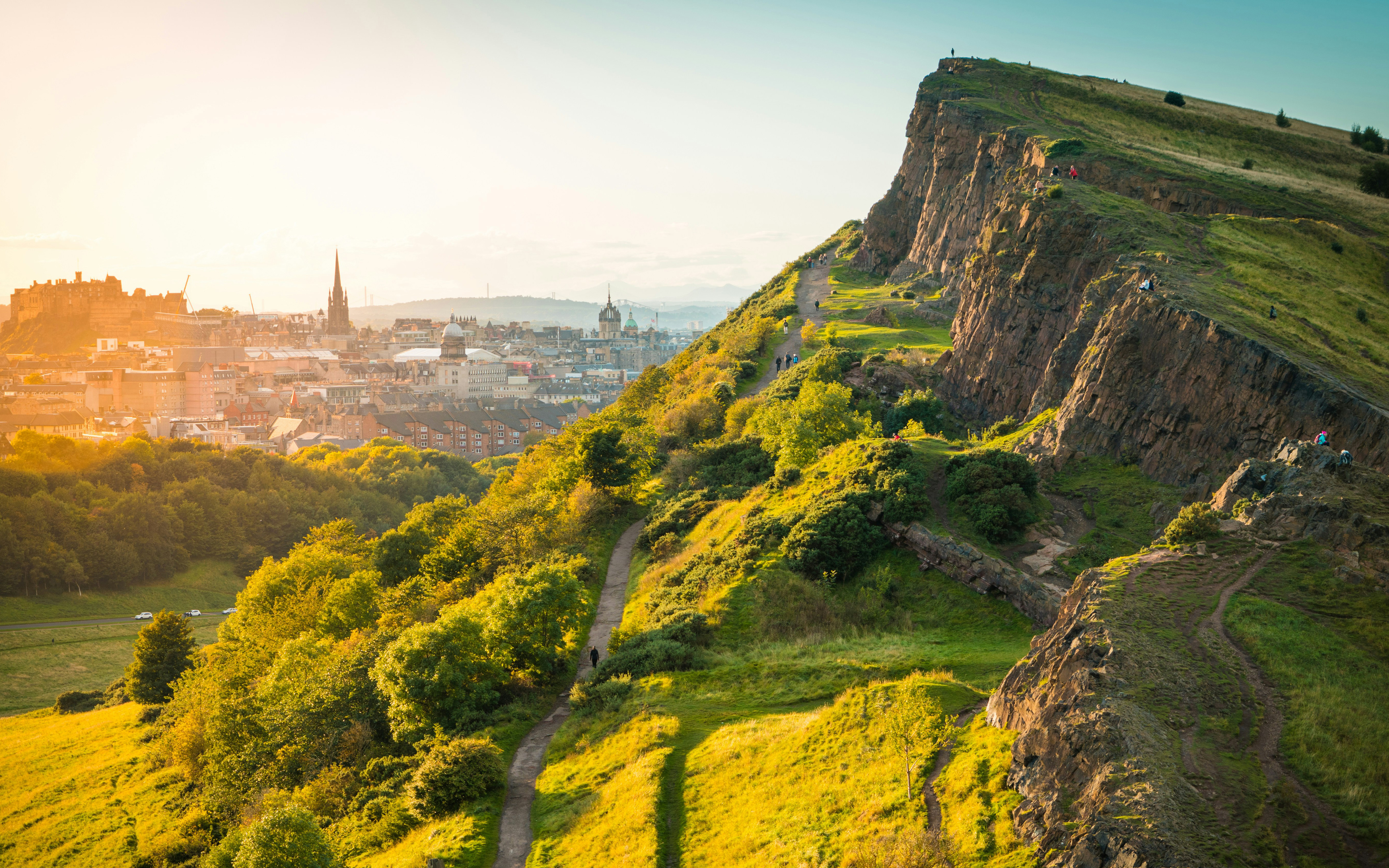 3840x2400 Sunset Over Edinburgh 4K ,HD 4k Wallpapers,Images,Backgrounds ...