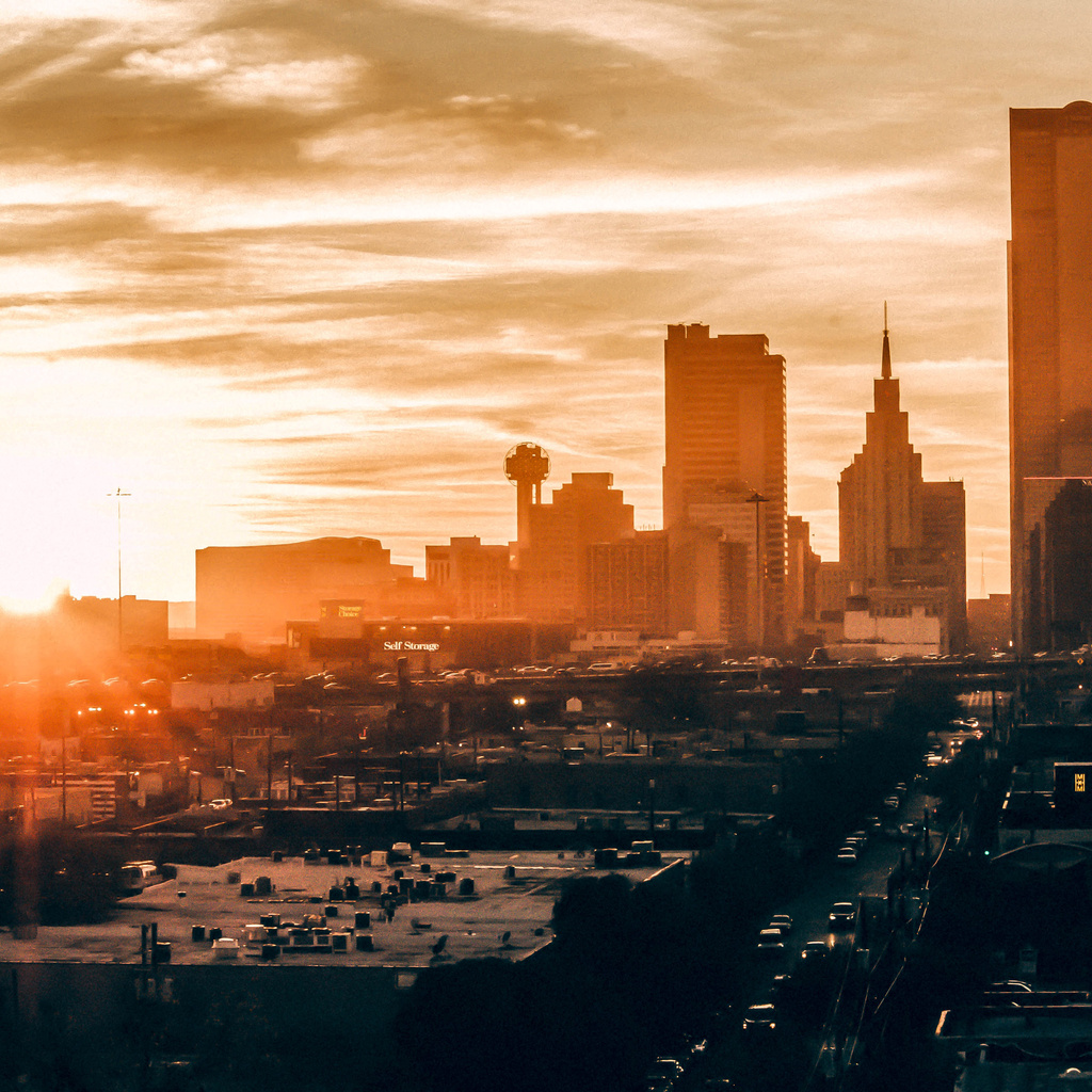 1024x1024 Sunset View Buildings City 4k 1024x1024 Resolution HD 4k ...