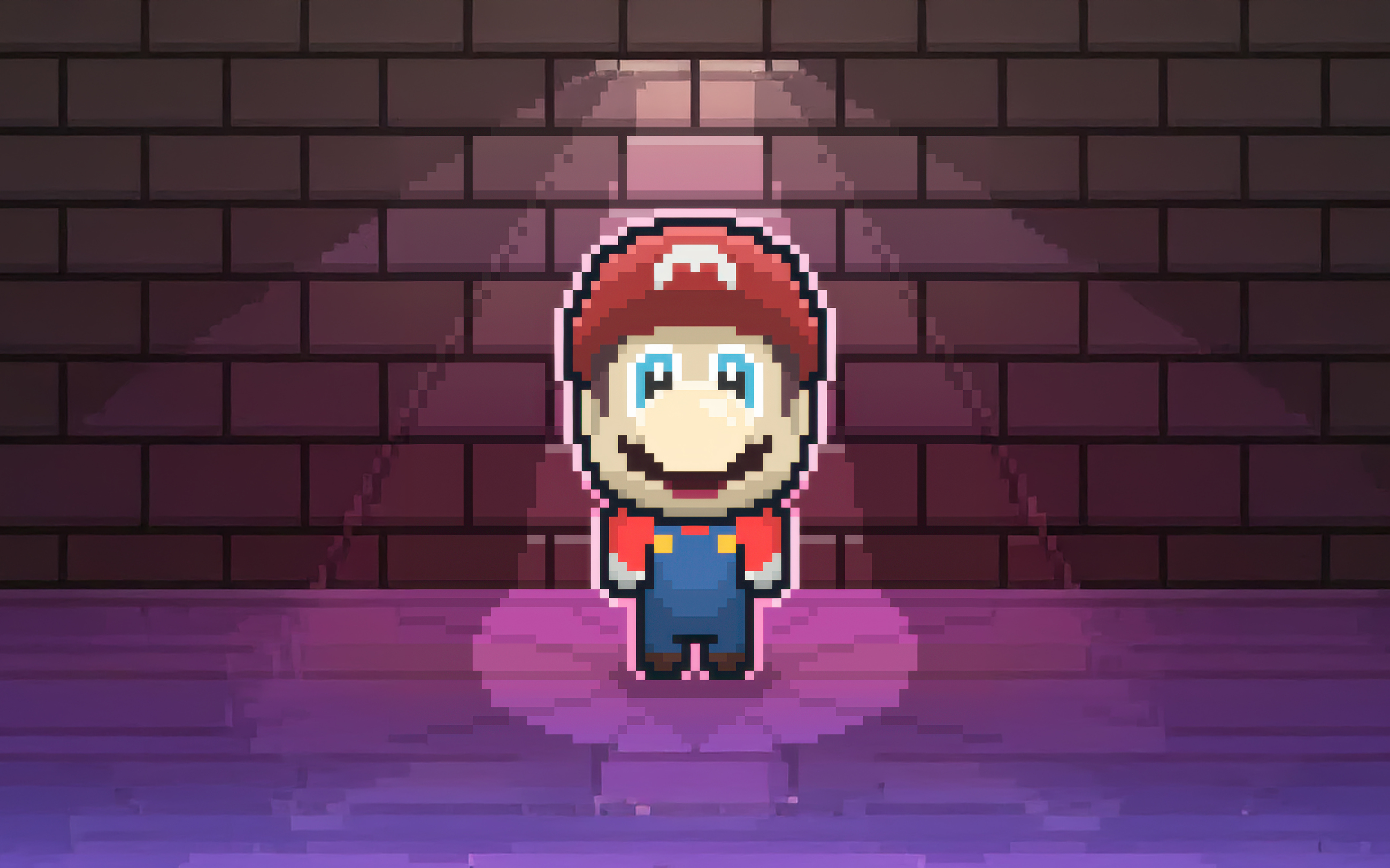 3840x2400 Super Mario 8 Bit 4K ,HD 4k Wallpapers,Images,Backgrounds ...