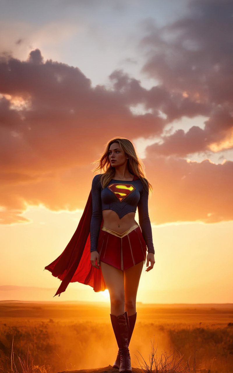 800x1280 Supergirl Girl Of Steel Nexus 7,Samsung Galaxy Tab 10,Note ...