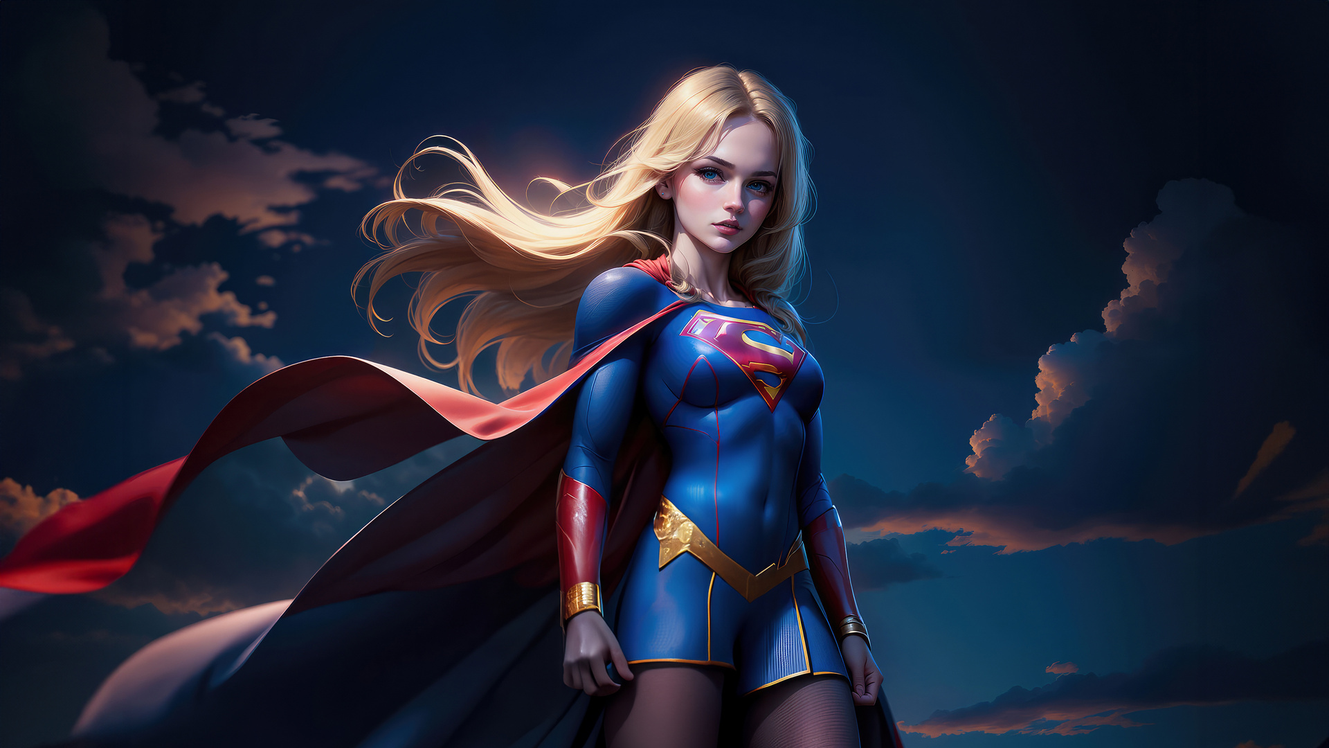 1920x1080 Supergirl Graceful Power Laptop Full HD 1080P ,HD 4k ...